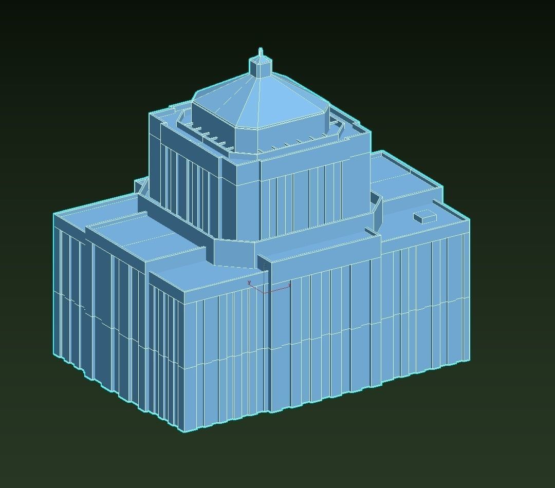 3D model Alameda County Courthouse VR / AR / low-poly | CGTrader