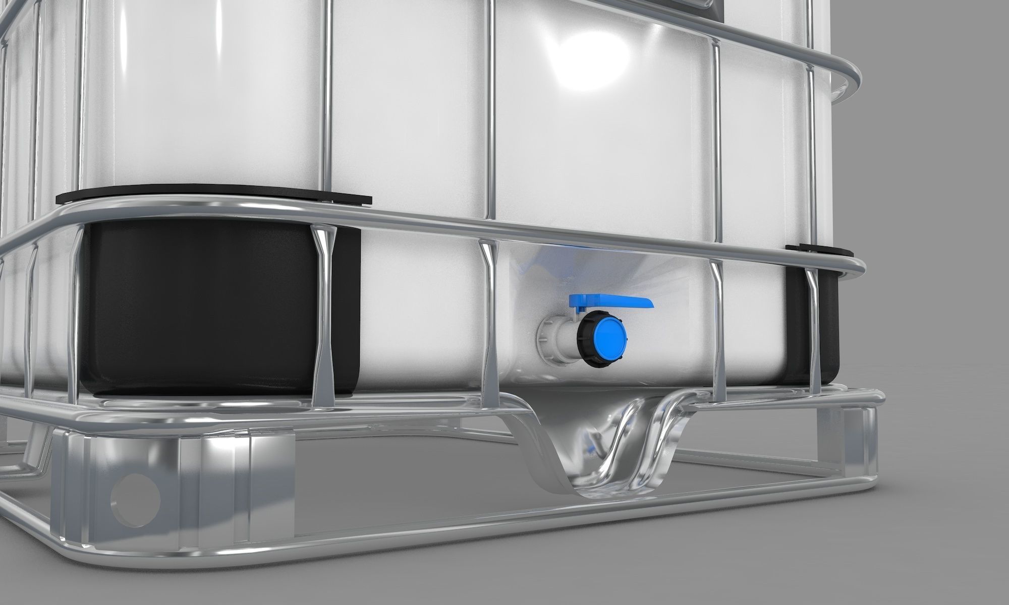 Water Tank IBC 3D model | CGTrader