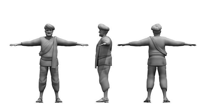 old final man 3d model 3D model | CGTrader