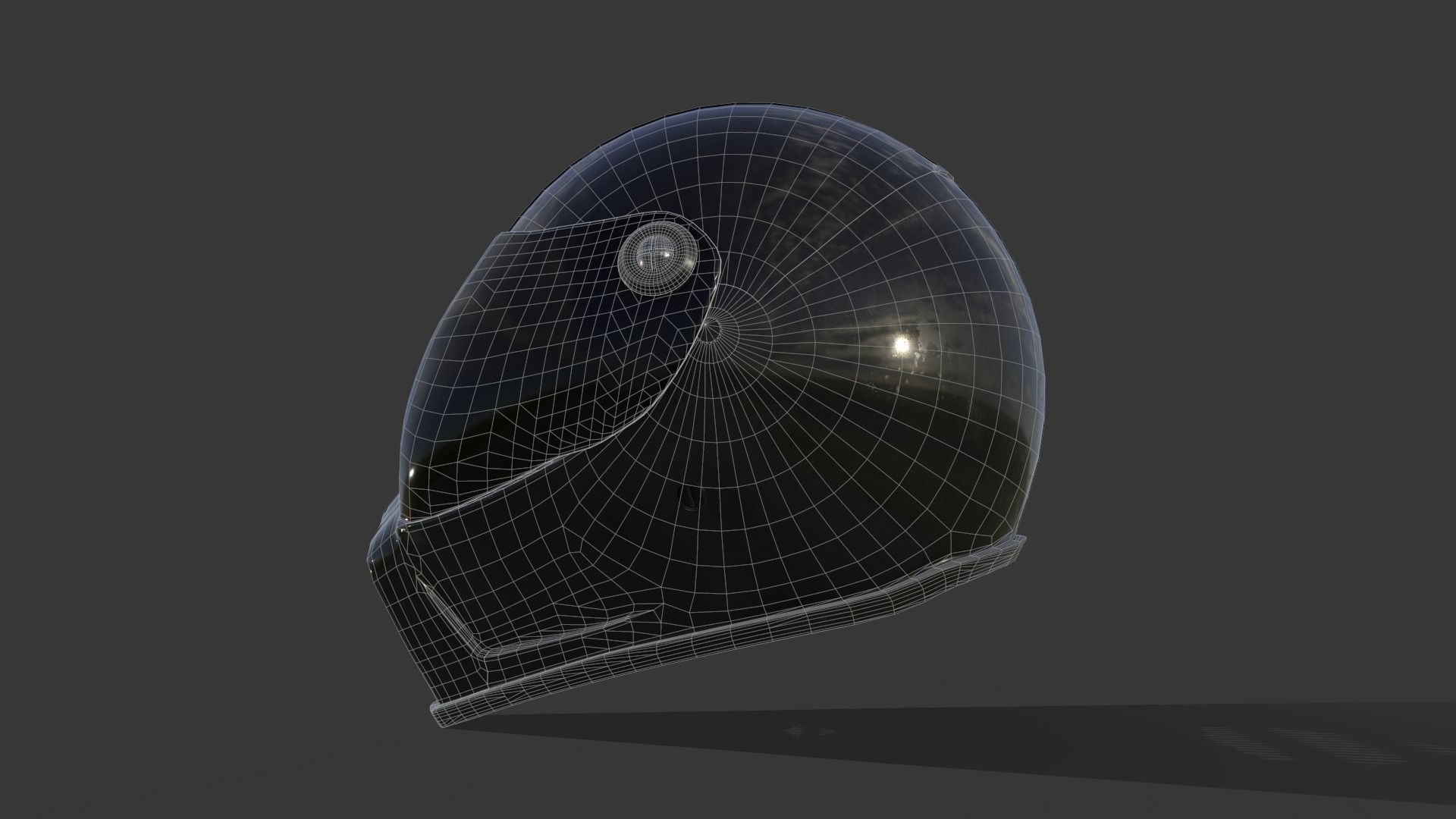 Motorcycle Helmet - Tutorial Included 3D model | CGTrader