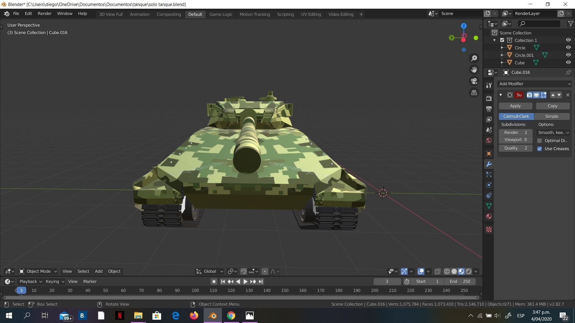 Tank 3D Military Vehicle Blender free 3D model | CGTrader