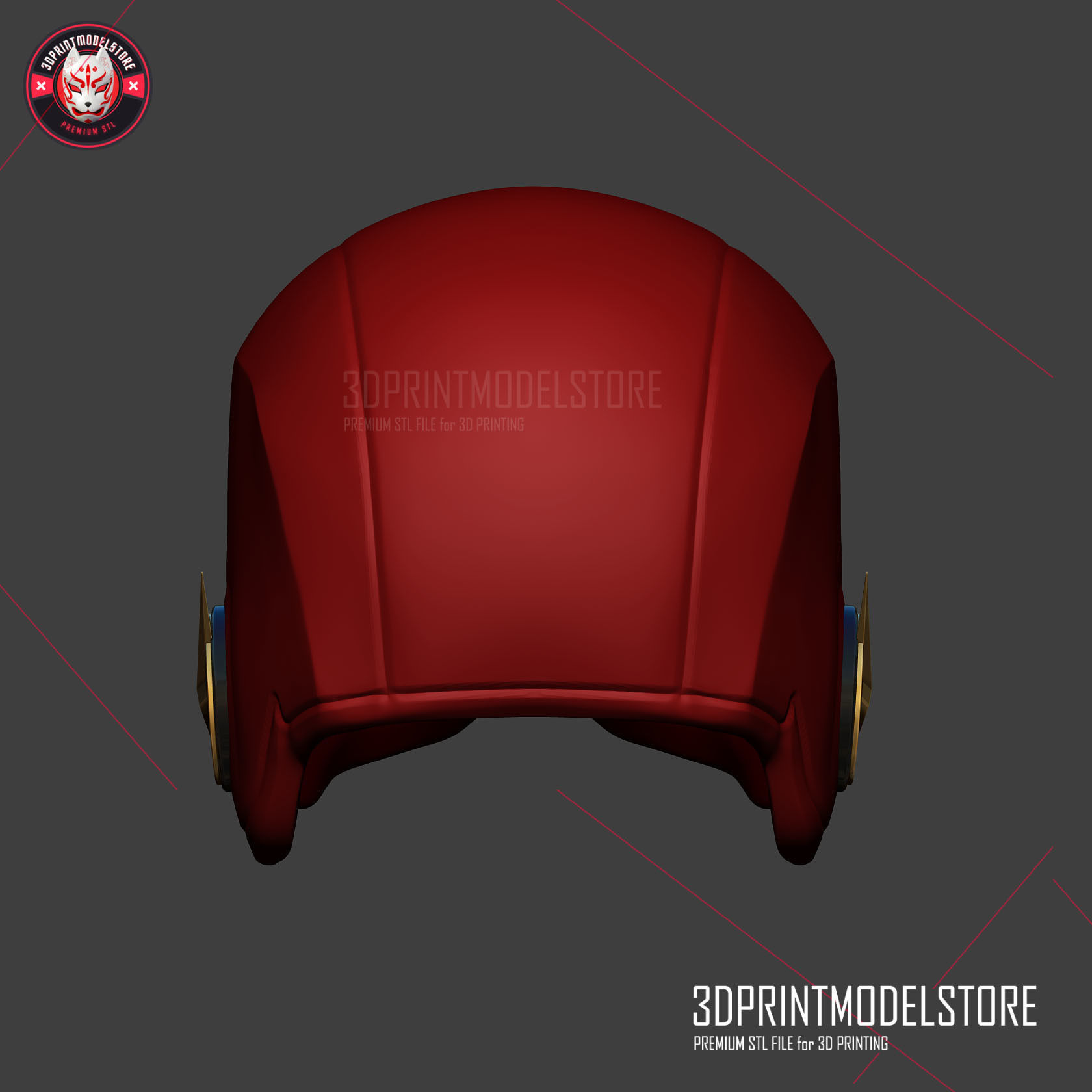 The Flash Cosplay Helmet Season 5 DC Comic 3D model 3D printable | CGTrader