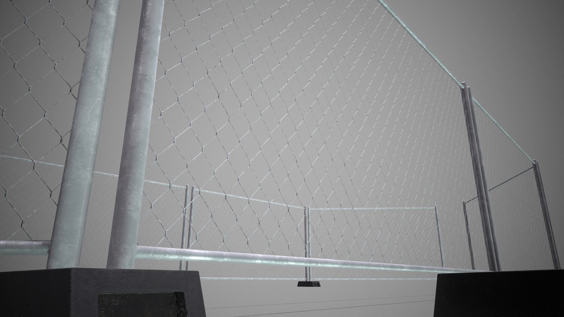 3D model Low poly Fence 01 PBR Game-ready VR / AR / low-poly | CGTrader