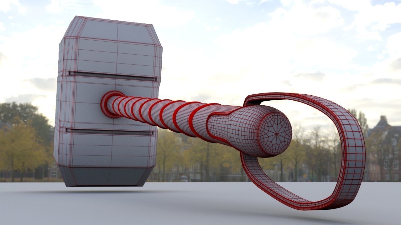 Marvel Thor Mjolnir 3D model | CGTrader