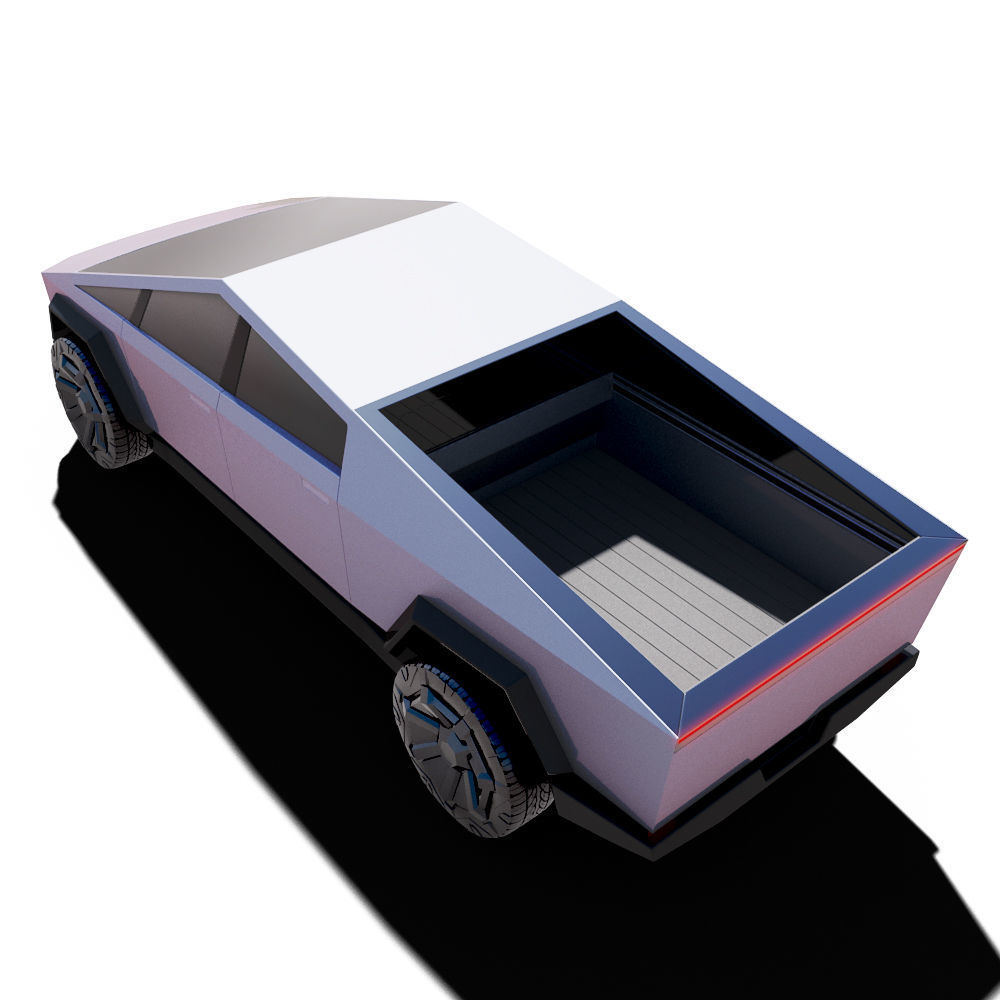 3D model Tesla Cybertruck VR / AR / low-poly | CGTrader
