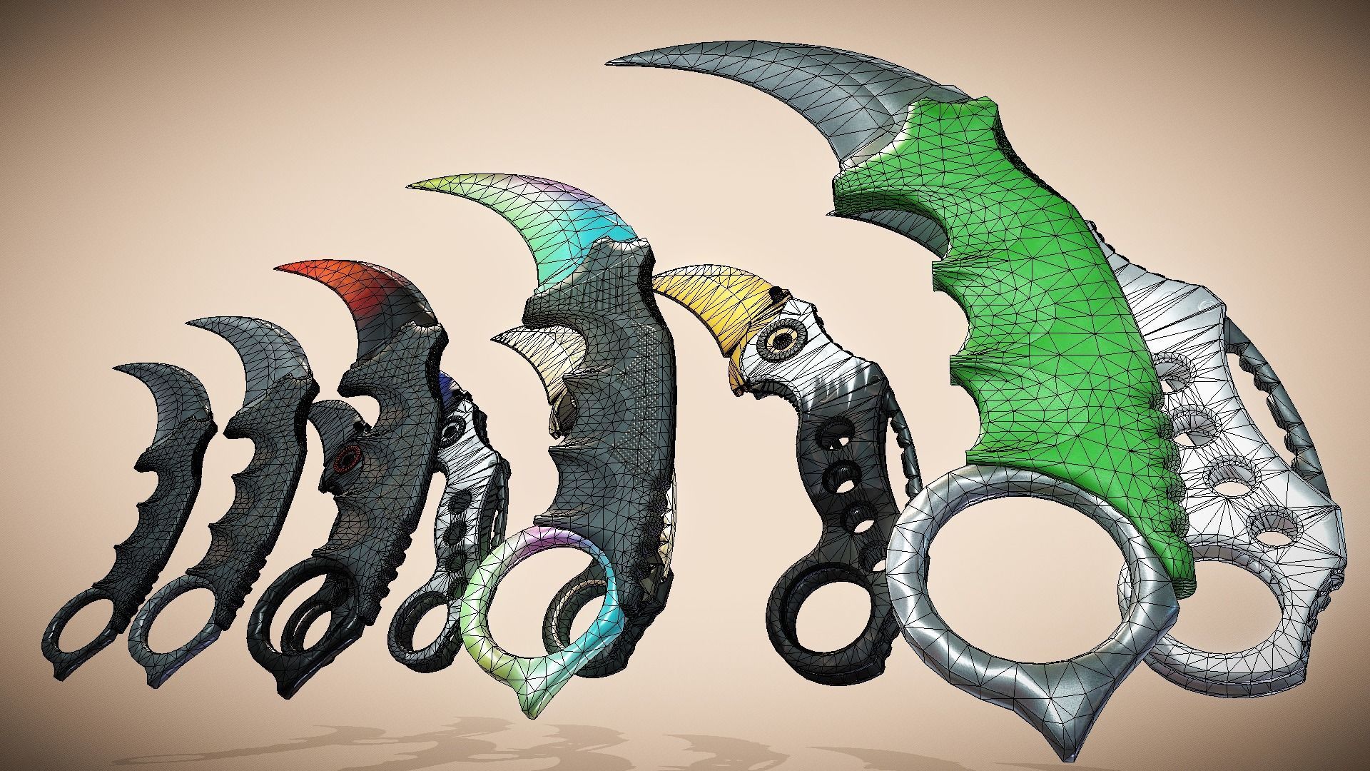 Tactical Knives Karambit 3D model | CGTrader