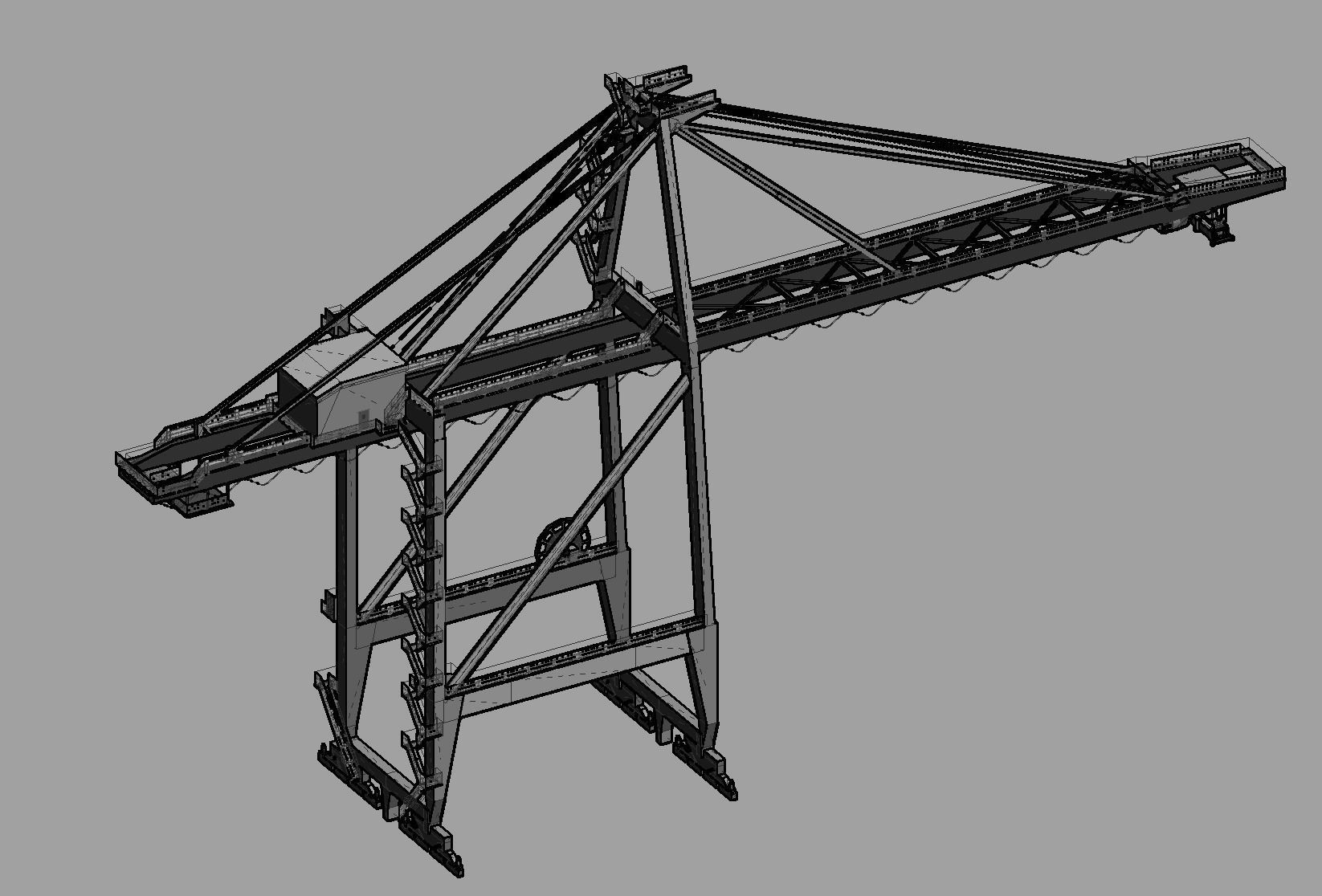 3D model STS CRANE VR / AR / low-poly | CGTrader