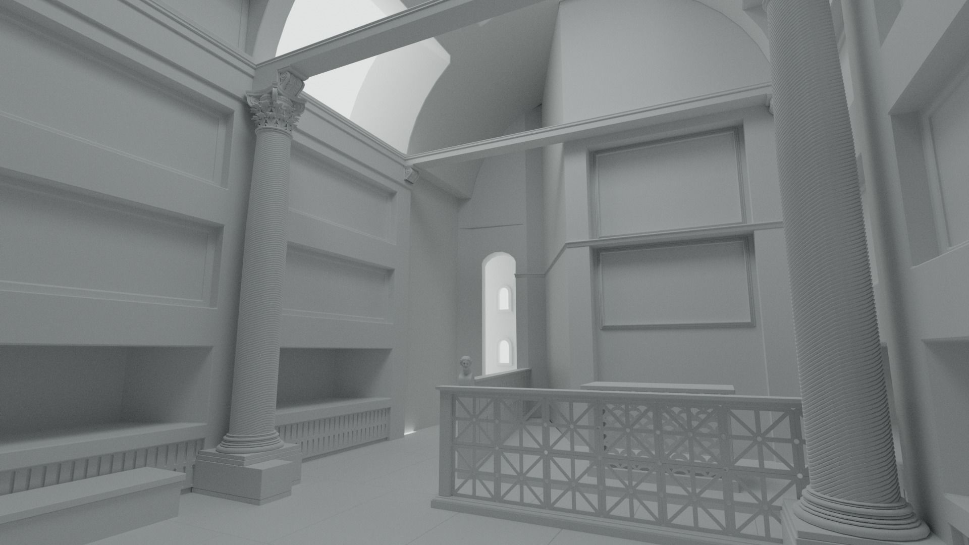 Rome Catacombs Cubicula 3D model | CGTrader