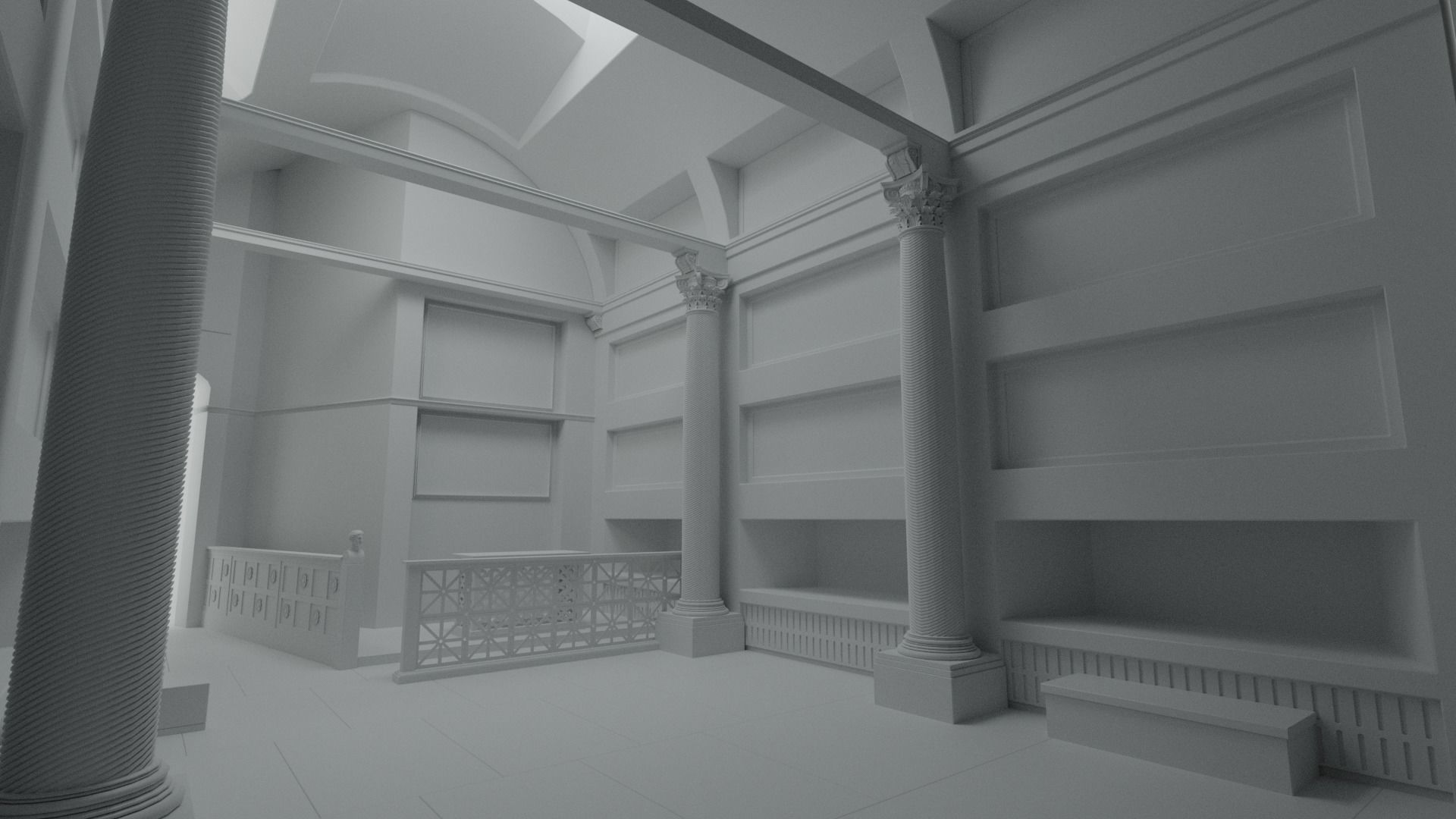 Rome Catacombs Cubicula 3D model | CGTrader