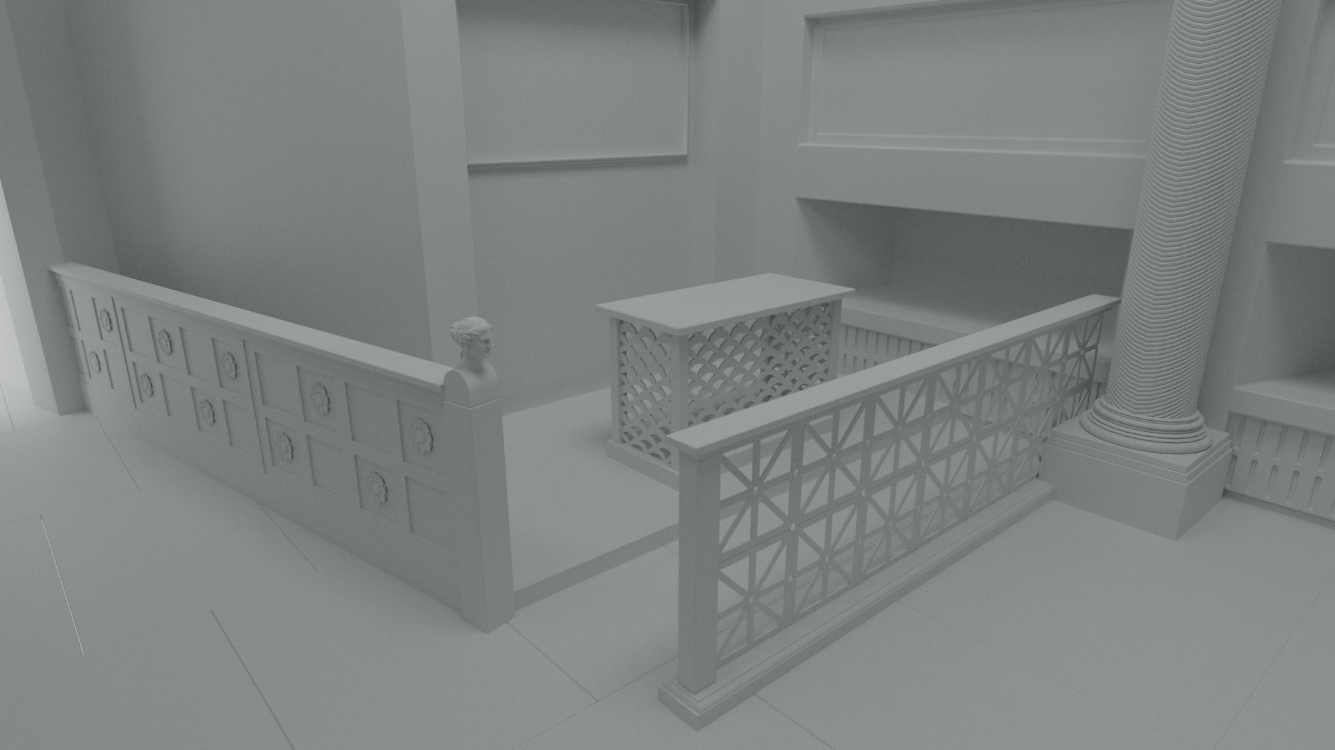 Rome Catacombs Cubicula 3D model | CGTrader