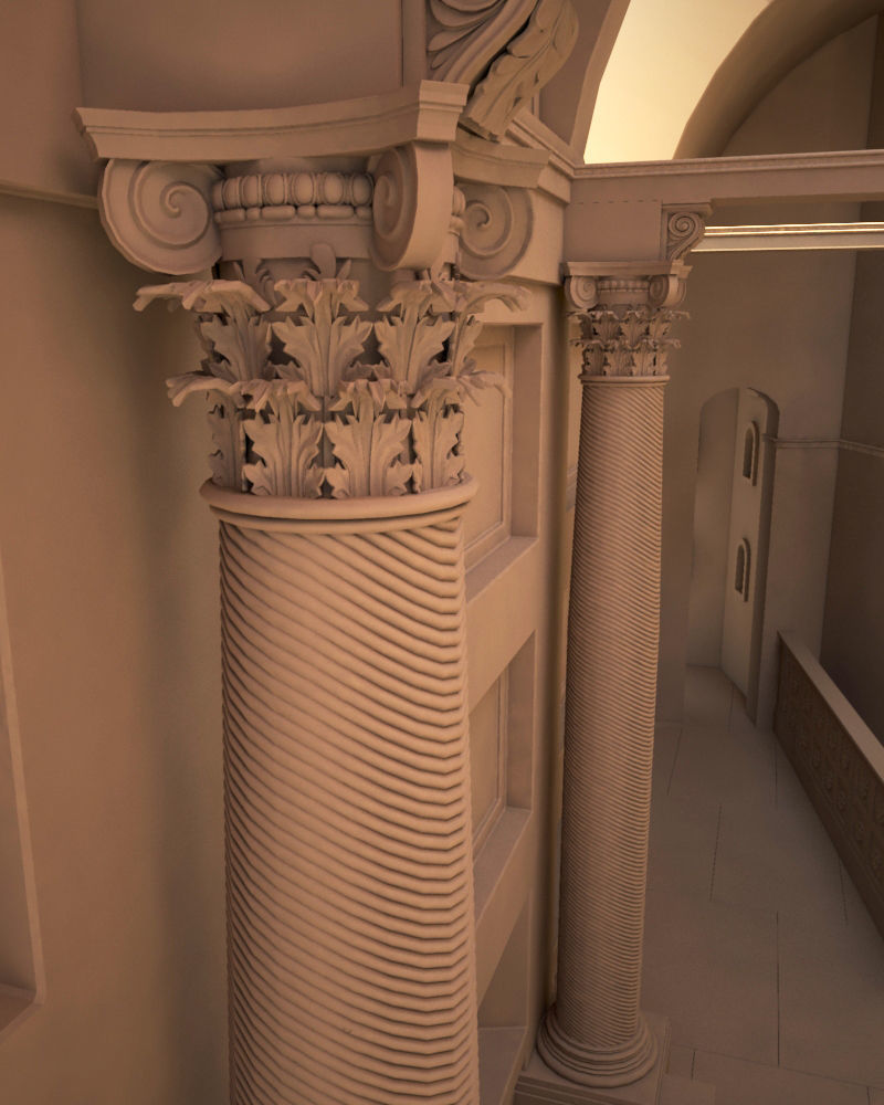 Rome Catacombs Cubicula 3D model | CGTrader