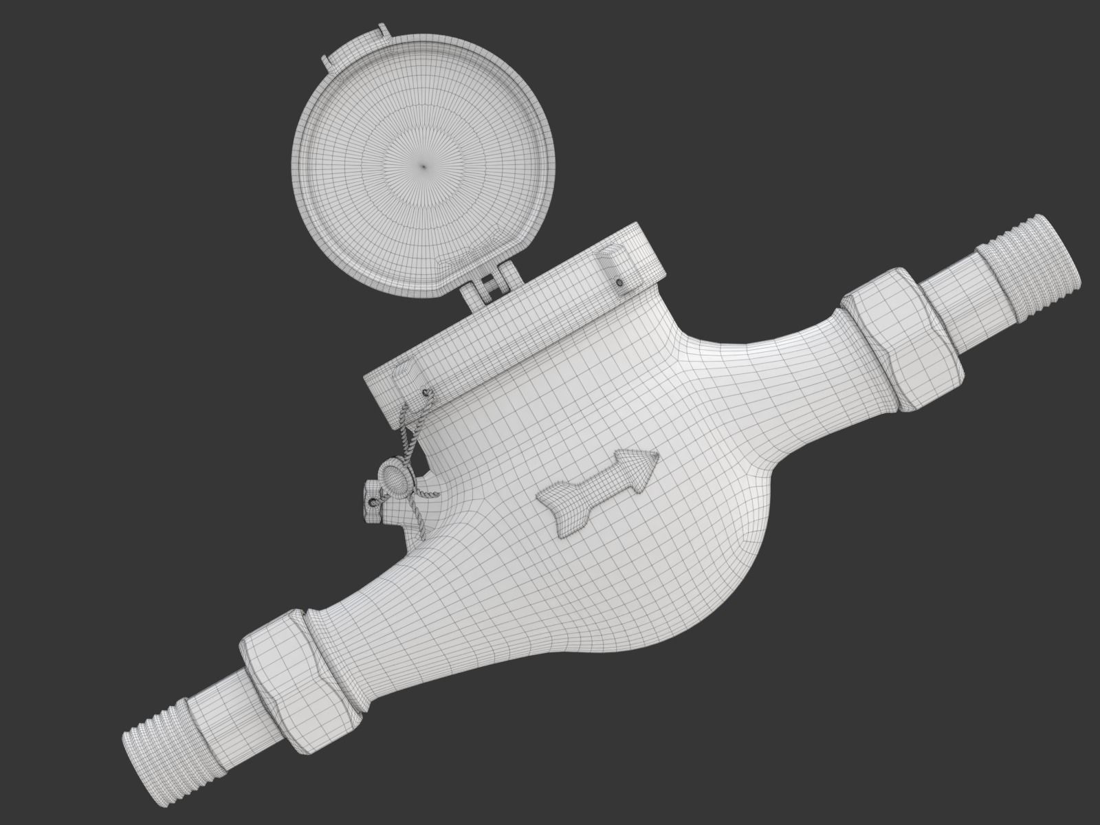 Water Meter 3D model | CGTrader