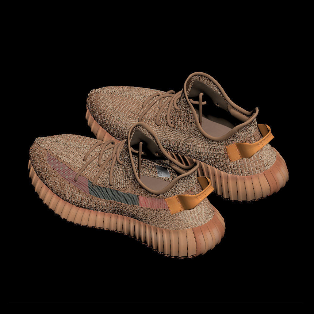 yeezy 350 v2 clay 3D model | CGTrader