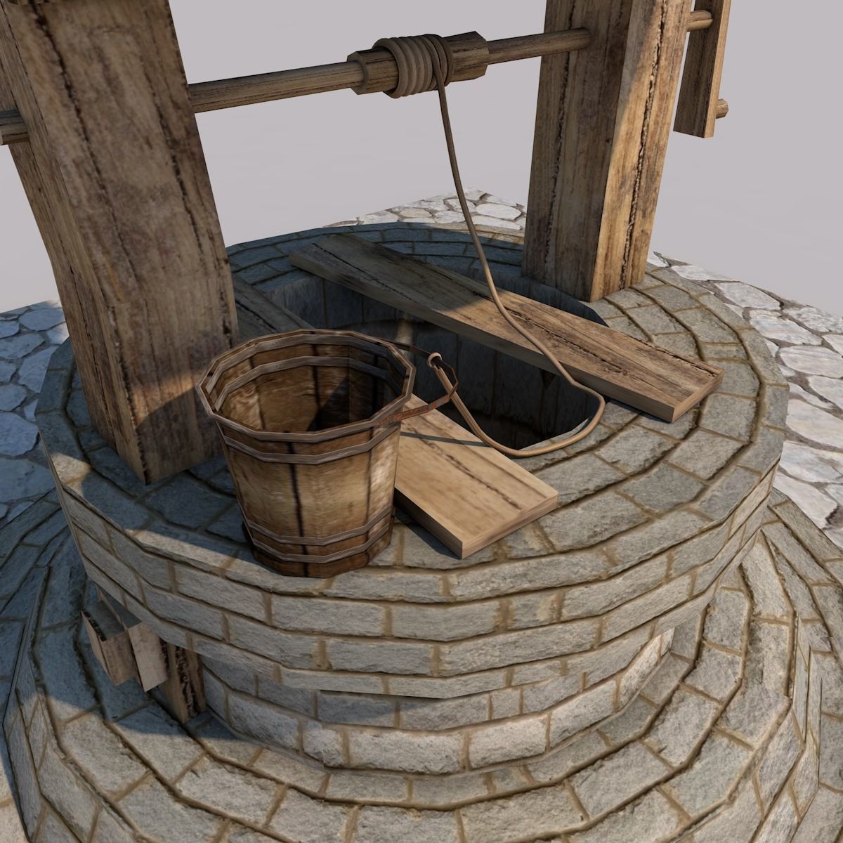 3D model Water Well VR / AR / low-poly | CGTrader