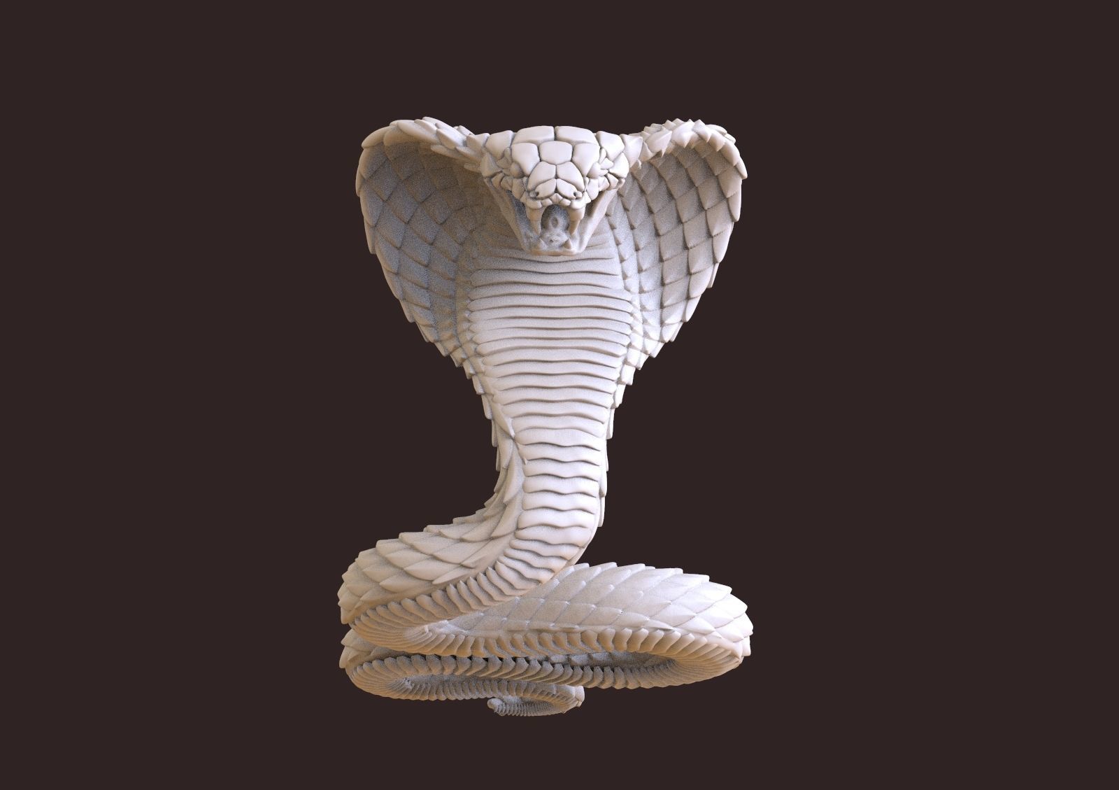 cobra snake 3D model 3D printable | CGTrader