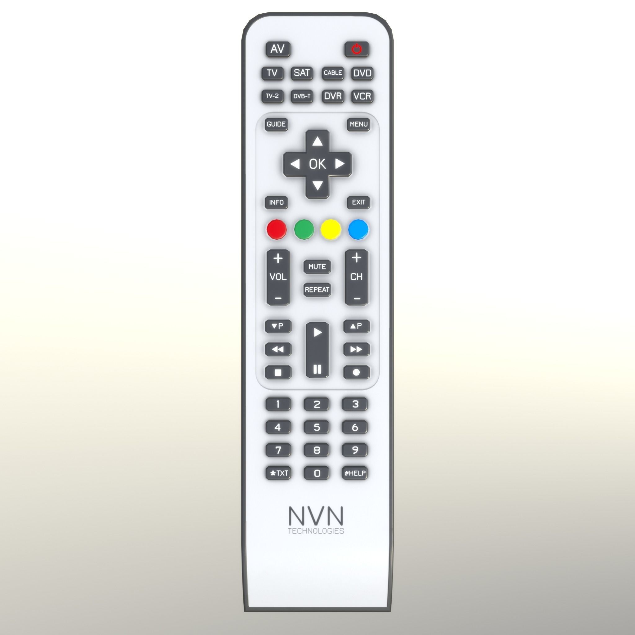 2000s CRT TV and Remote Control - Gray 3D Model Collection | CGTrader