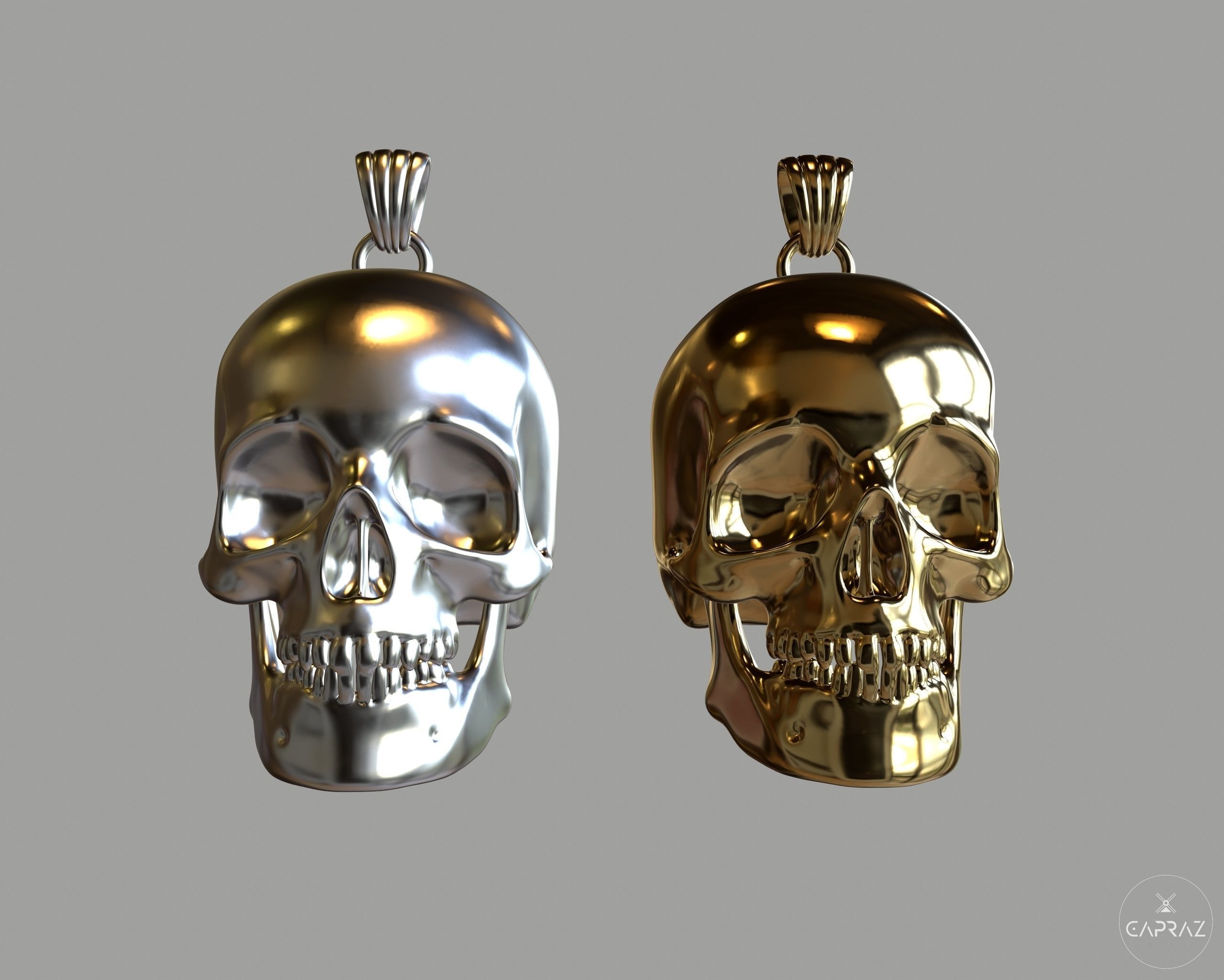 3D Printable Skull Neclace - rc 3D model 3D printable | CGTrader