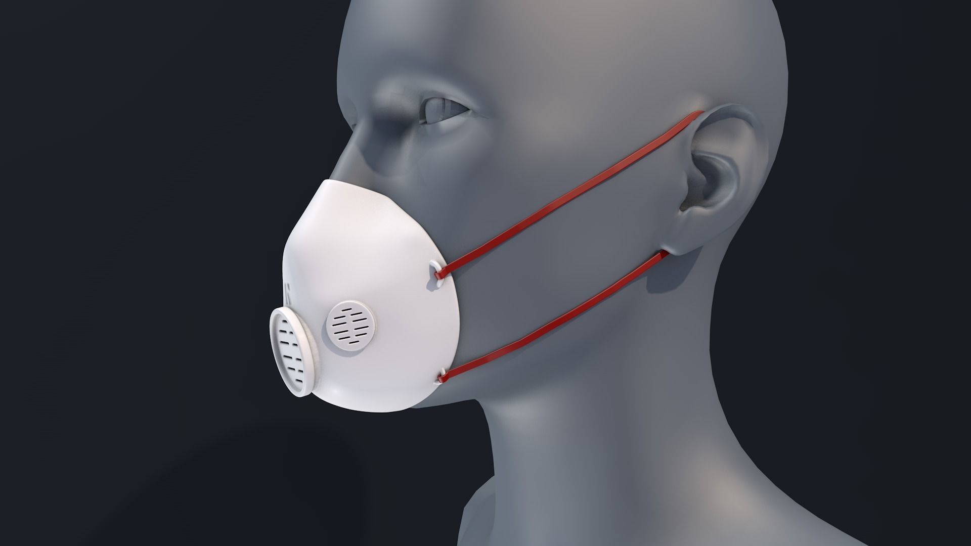 Face mask 3D Printable Model 3D model 3D printable | CGTrader