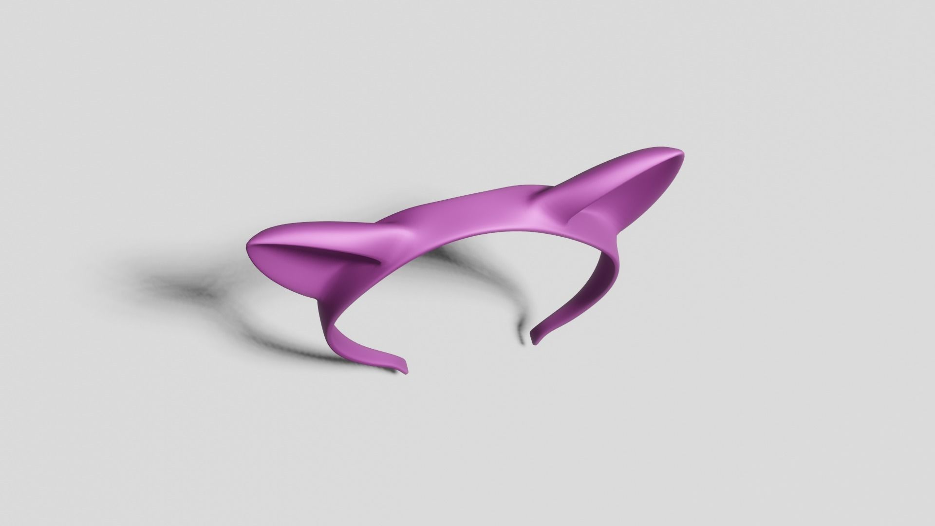 Headband Cat ears 3D model 3D printable | CGTrader