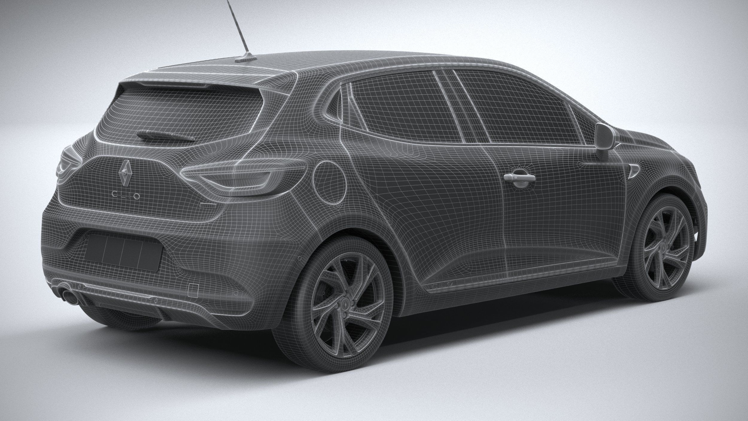 Renault Clio RS Line 2020 3D model | CGTrader