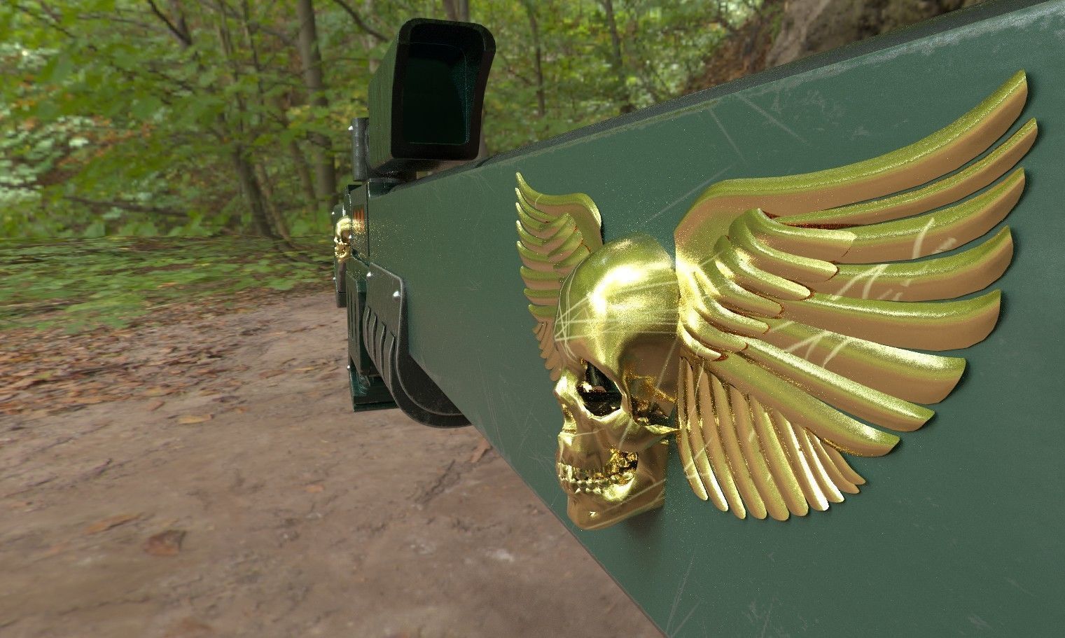 Vindicare assassin exitus rifle Warhammer 40k 3D model | CGTrader