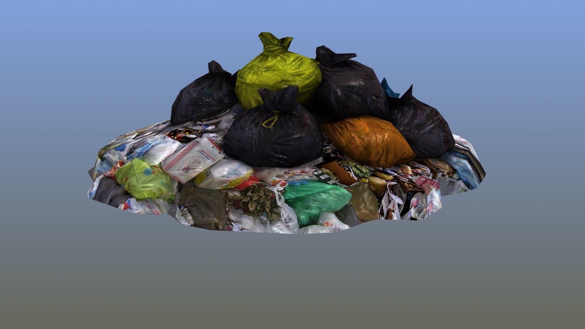 Trash Pile 3D model | CGTrader