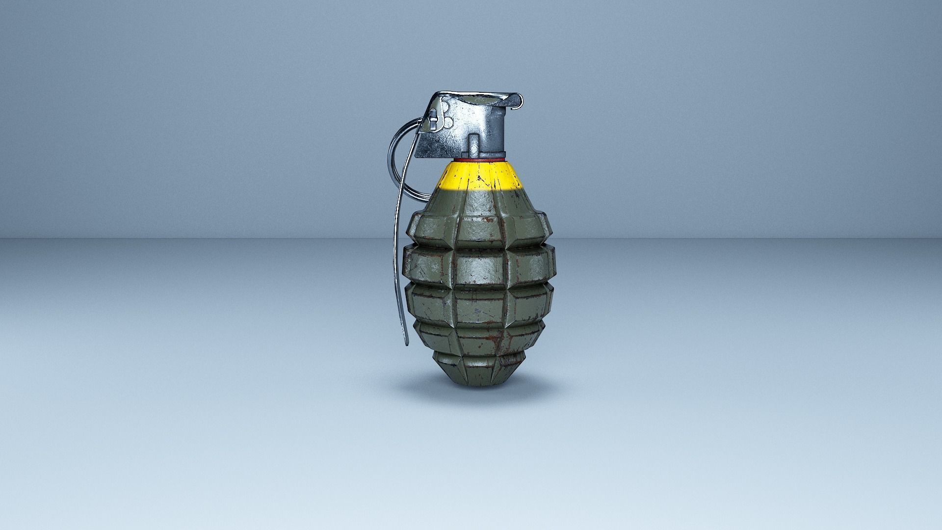 3D model MK2 Grenade VR / AR / low-poly | CGTrader