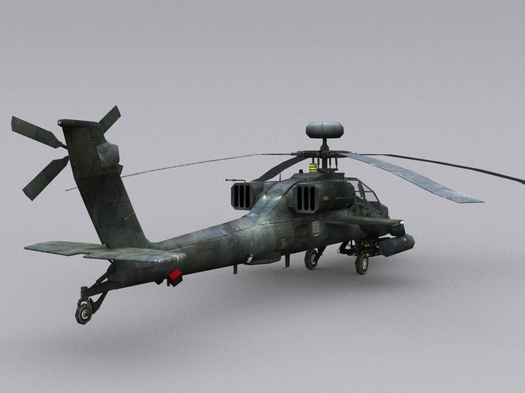 3D model Boeing AH-64 Apache VR / AR / low-poly | CGTrader