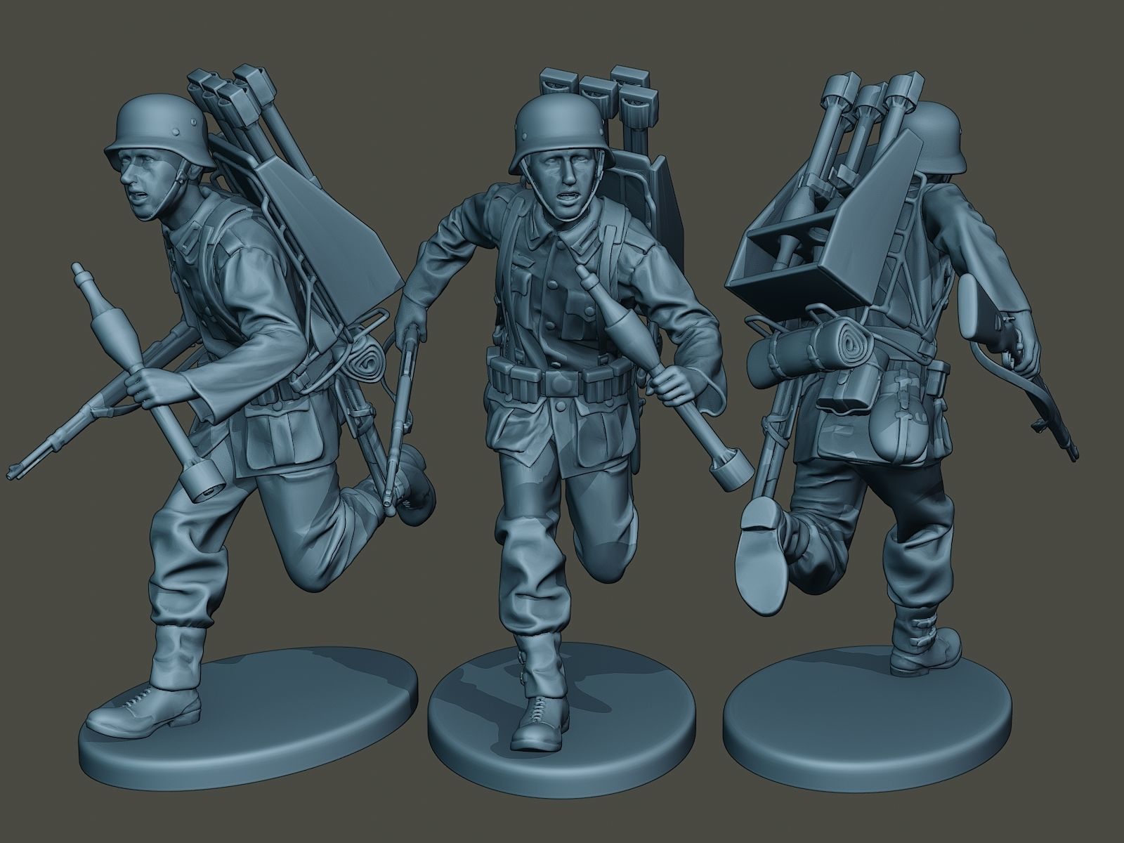 German soldiers ww2 Bundle Pack 1 3D model 3D printable | CGTrader
