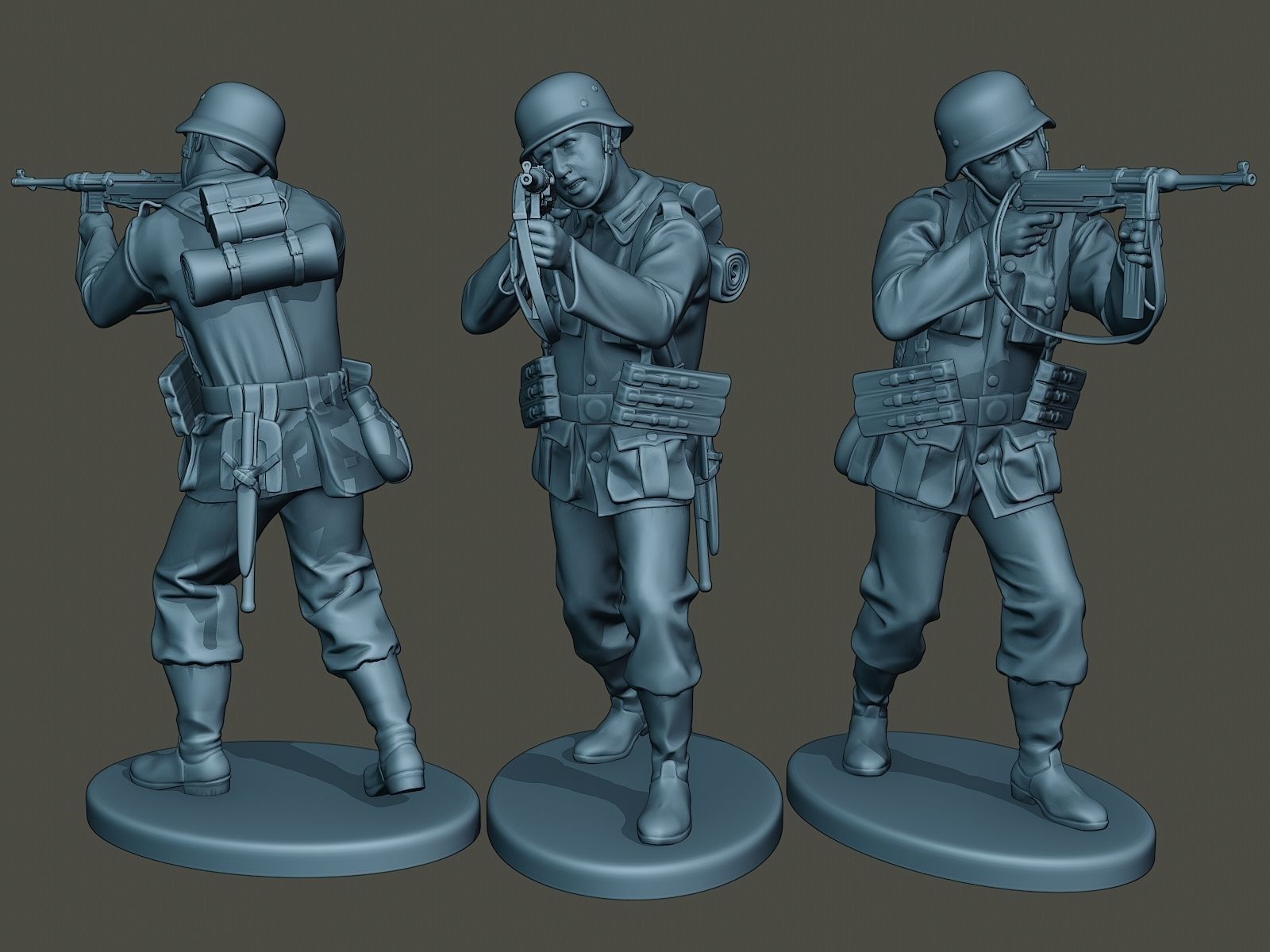 German soldiers ww2 Bundle Pack 1 3D model 3D printable | CGTrader