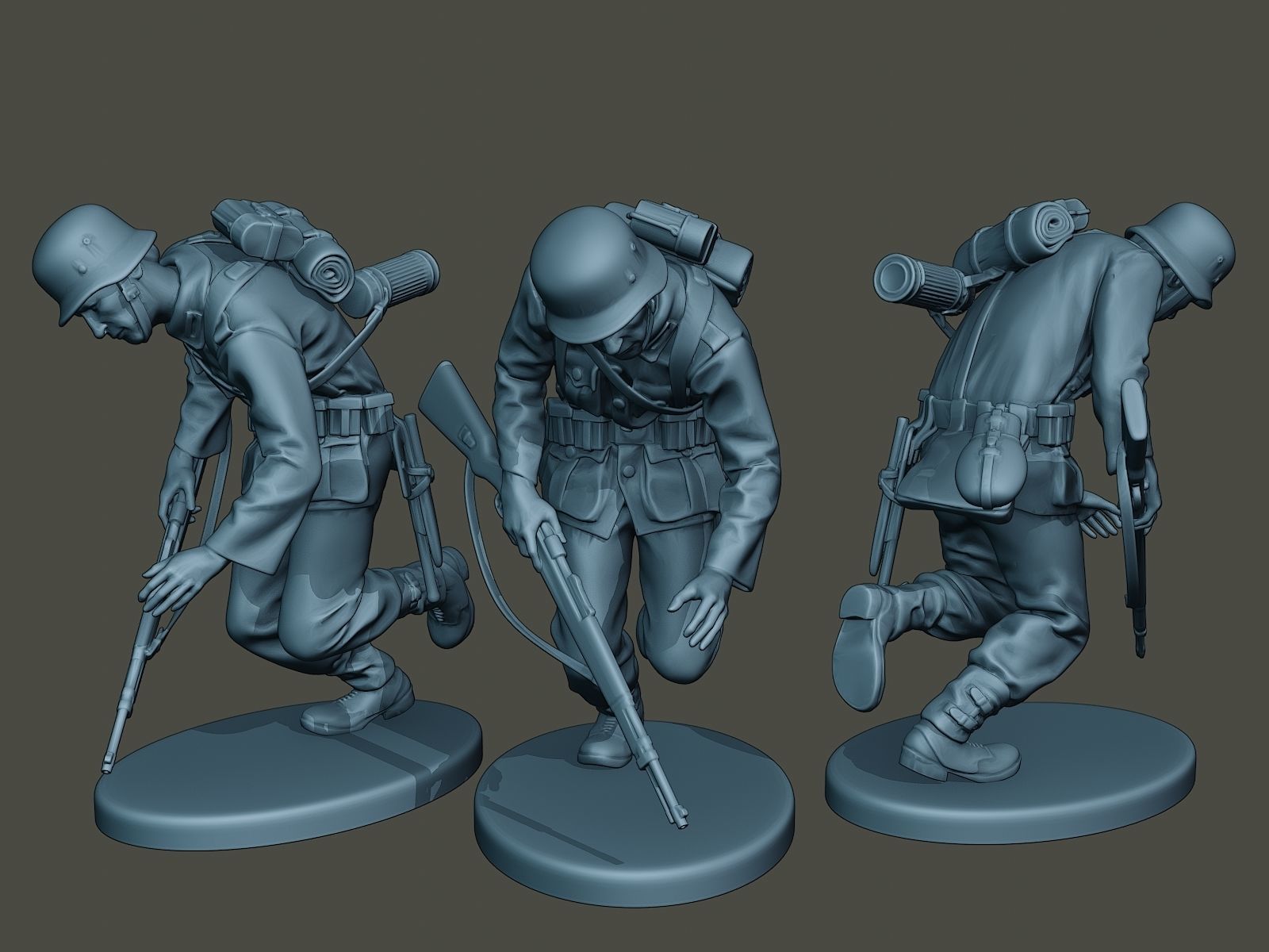 German soldiers ww2 Bundle Pack 1 3D model 3D printable | CGTrader