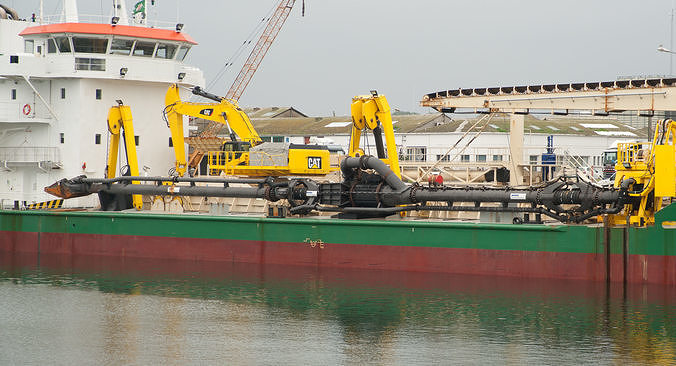 Sucction arm -dredge hopper 3D model 3D printable | CGTrader