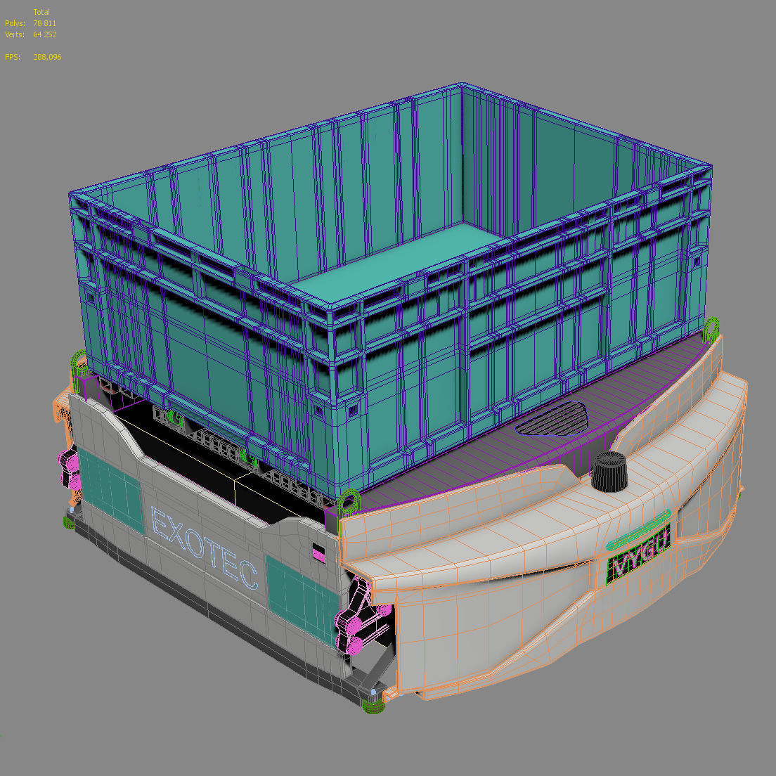 AGV robot Skypod Exotec 3D model | CGTrader