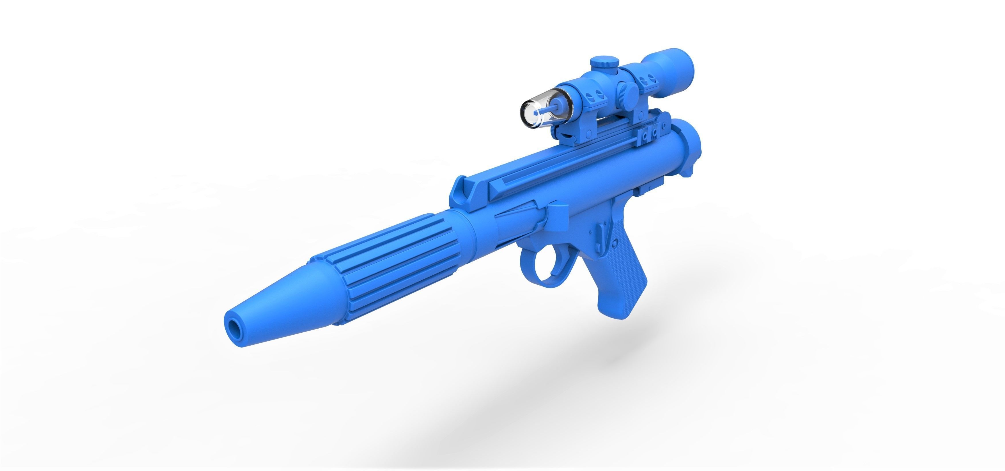 Blaster pistol DH-17 from Star Wars A New Hope 3D model | CGTrader