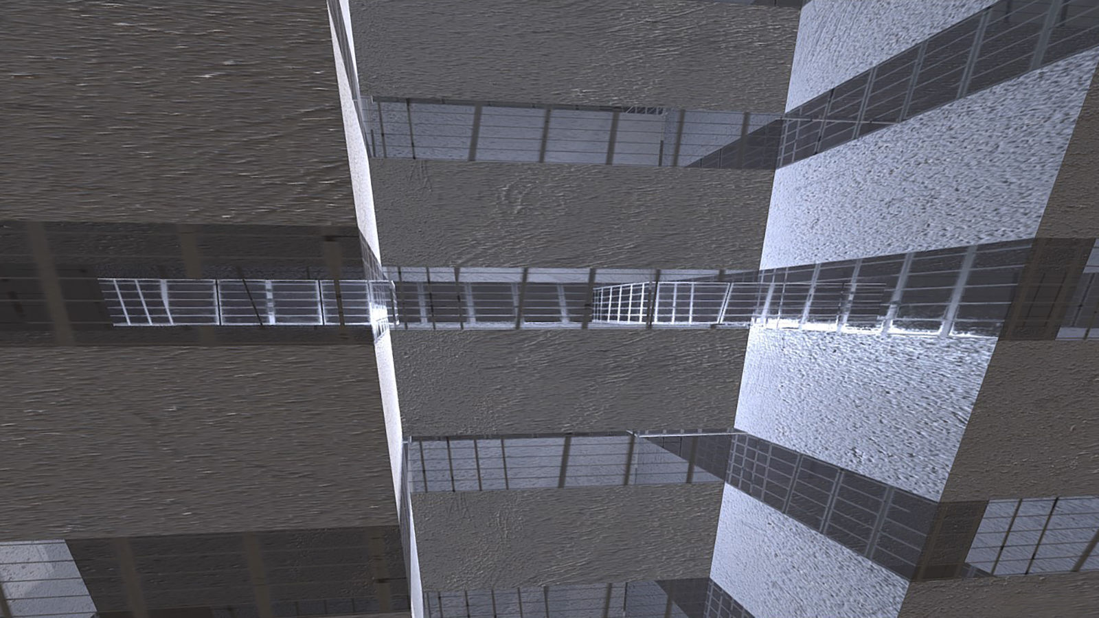3D model Dystopian Block Building VR / AR / low-poly | CGTrader