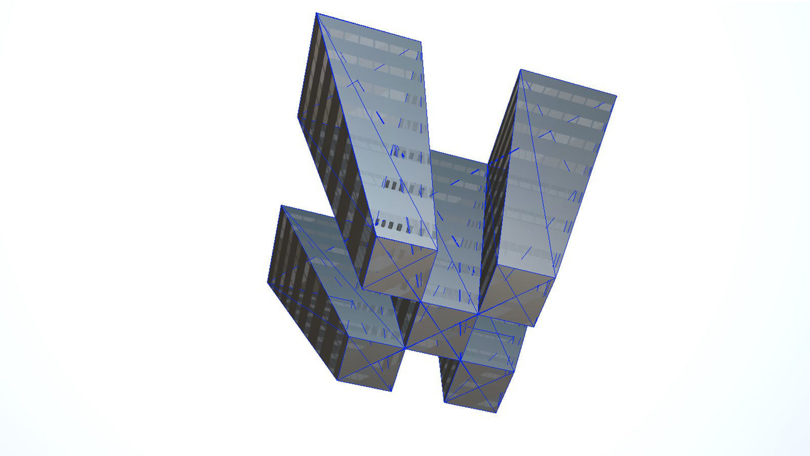 3D model Dystopian Block Building VR / AR / low-poly | CGTrader