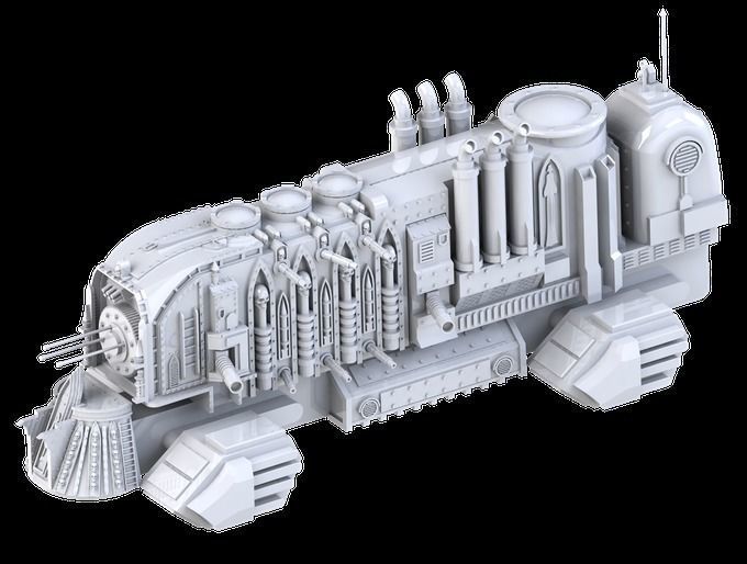 Heresylab - Heresy Train complete model 3D model 3D printable | CGTrader