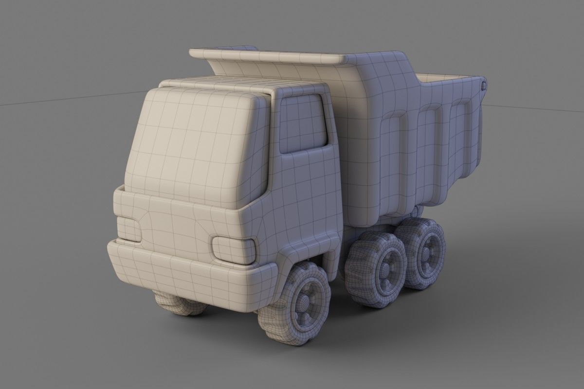 Dump truck 3D model | CGTrader