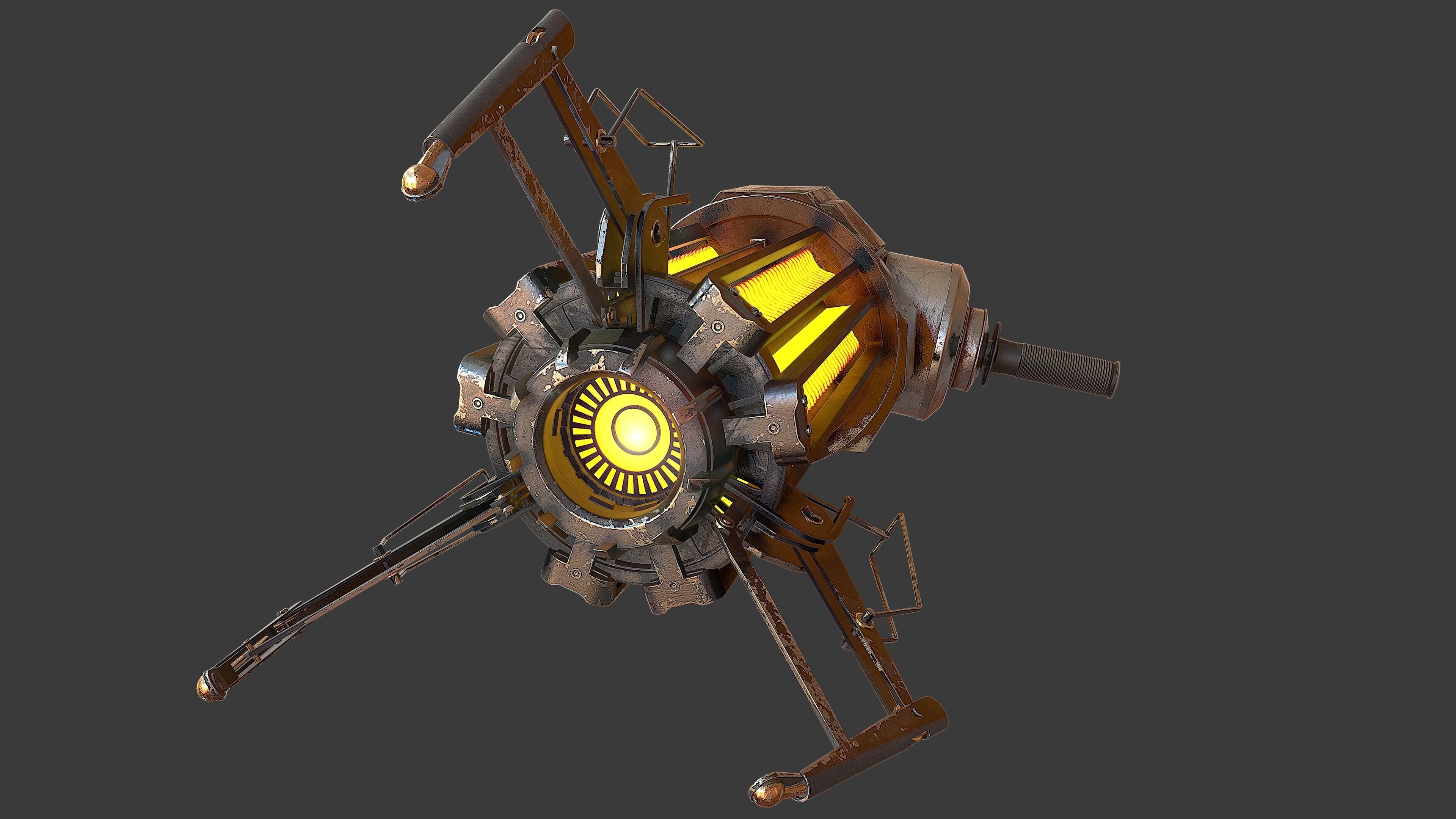 Half Life 2 Gravity Gun 3D model | CGTrader