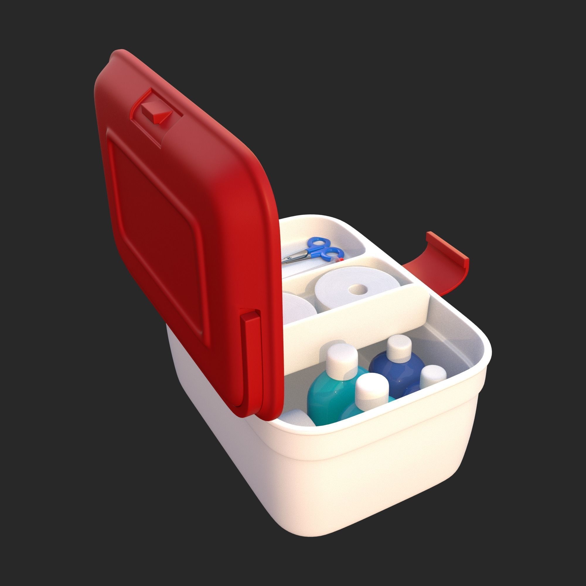3D model First Aid Box VR / AR / low-poly | CGTrader