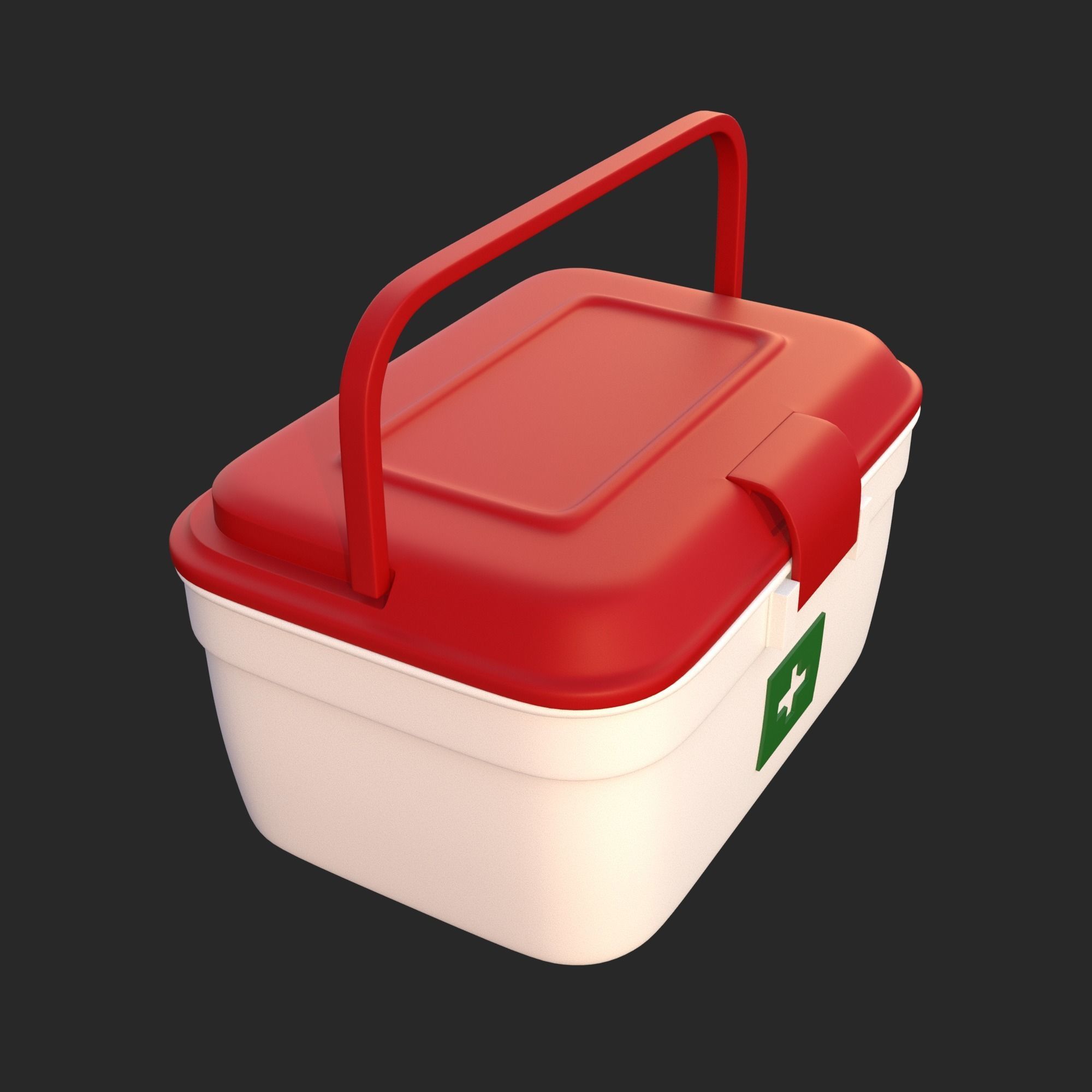3D model First Aid Box VR / AR / low-poly | CGTrader