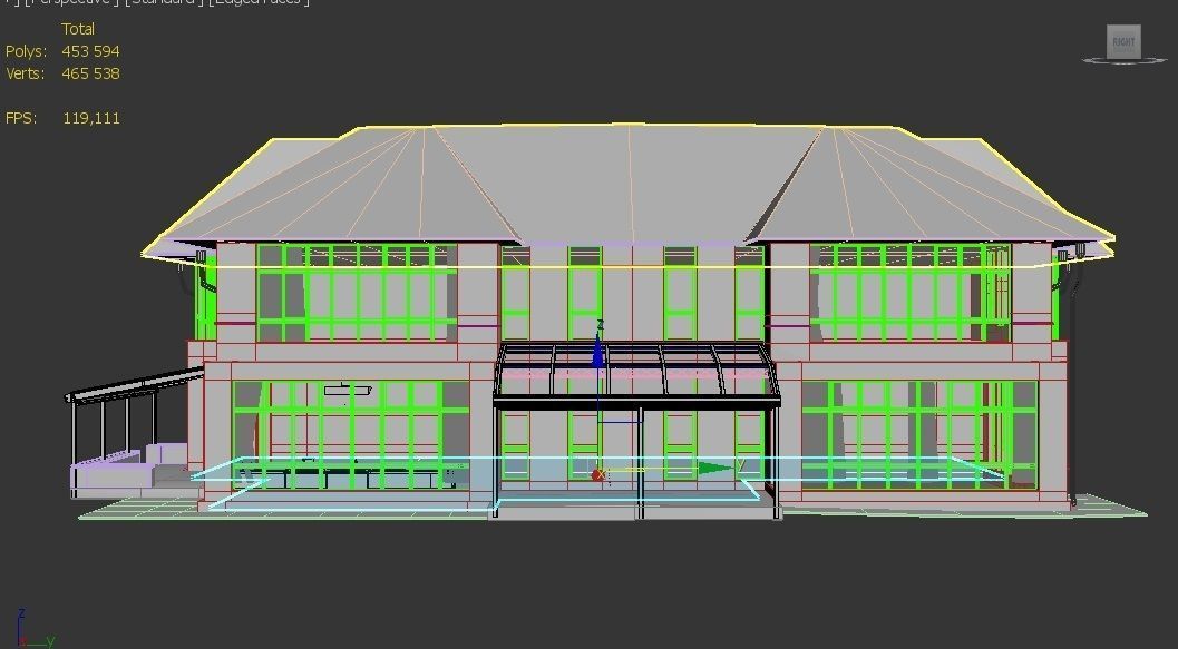 House exterior without textures free 3D model | CGTrader