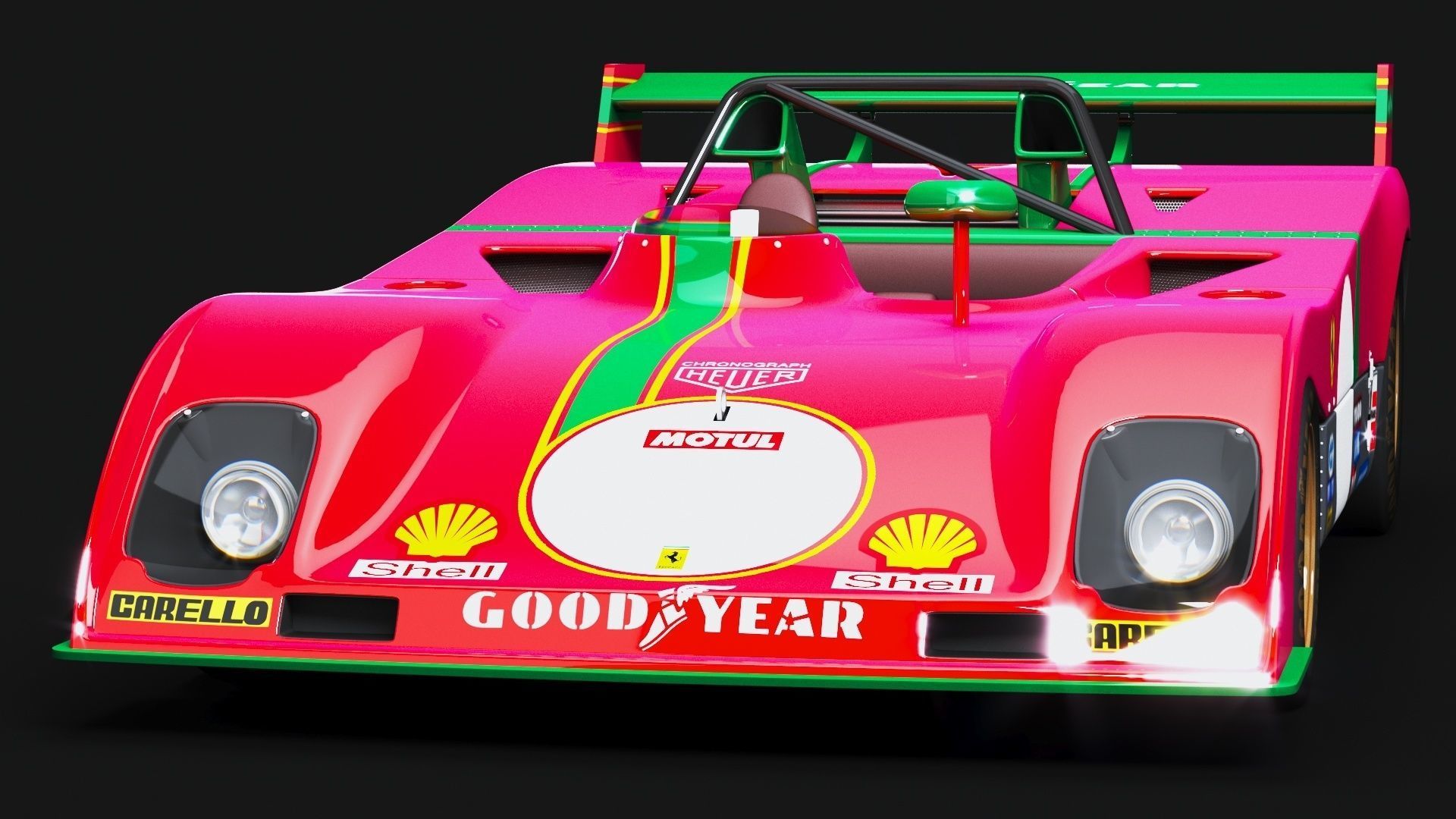 Ferrari 312 PB 3D model | CGTrader