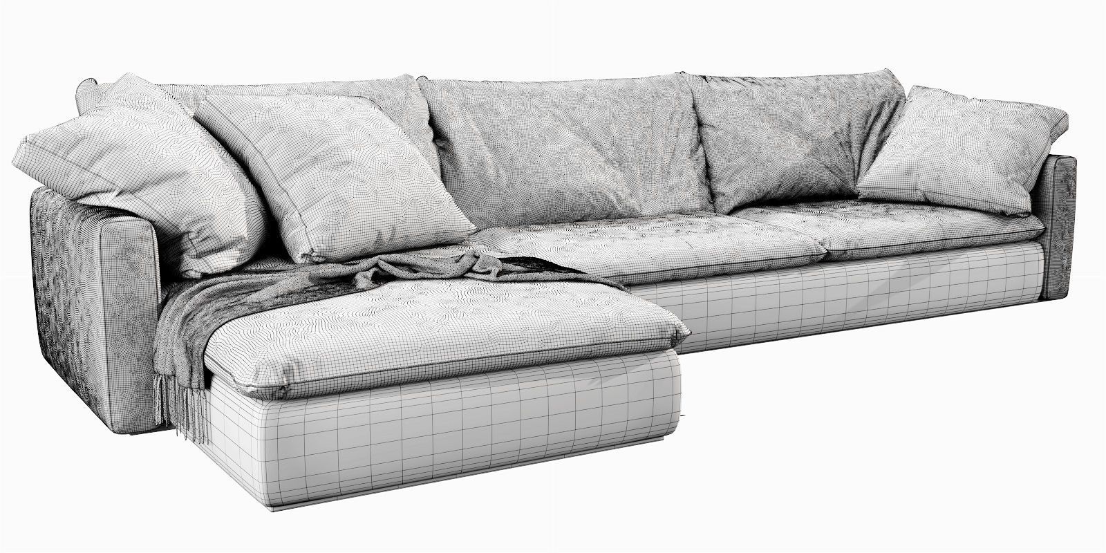 Indera Weeknd Chaise Lounge 3D model | CGTrader