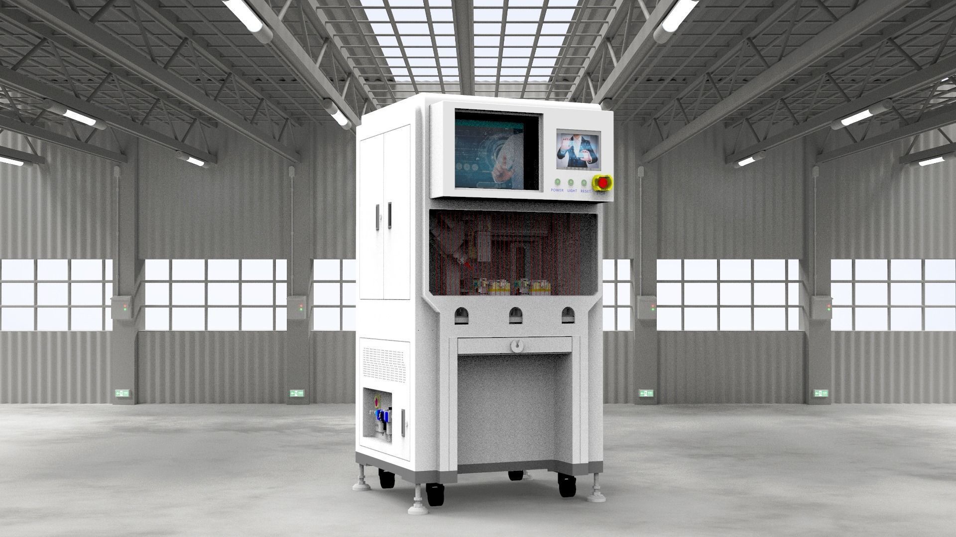 Laser engraving machine 3D model | CGTrader