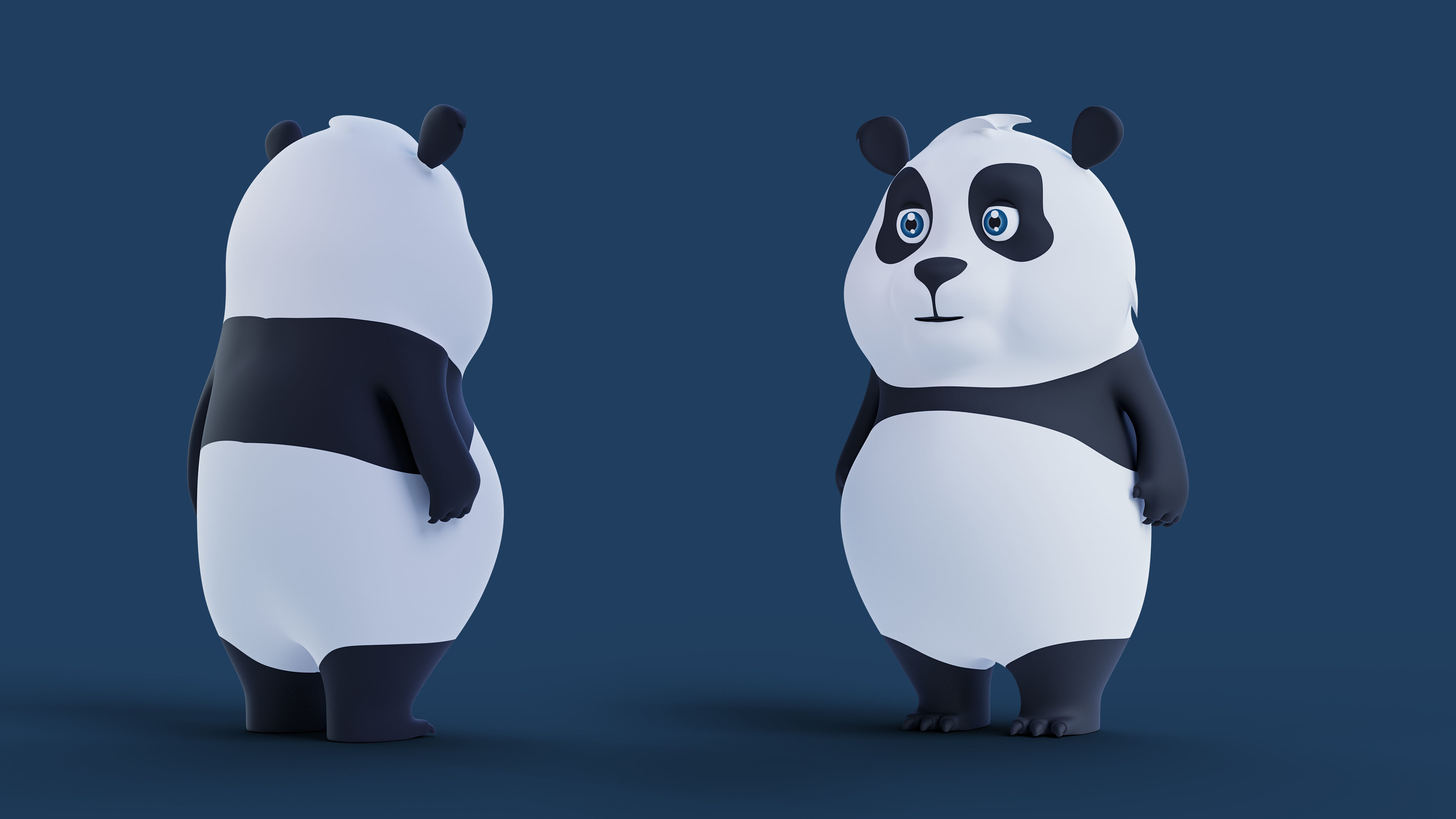 3D model Low Poly Panda VR / AR / low-poly | CGTrader