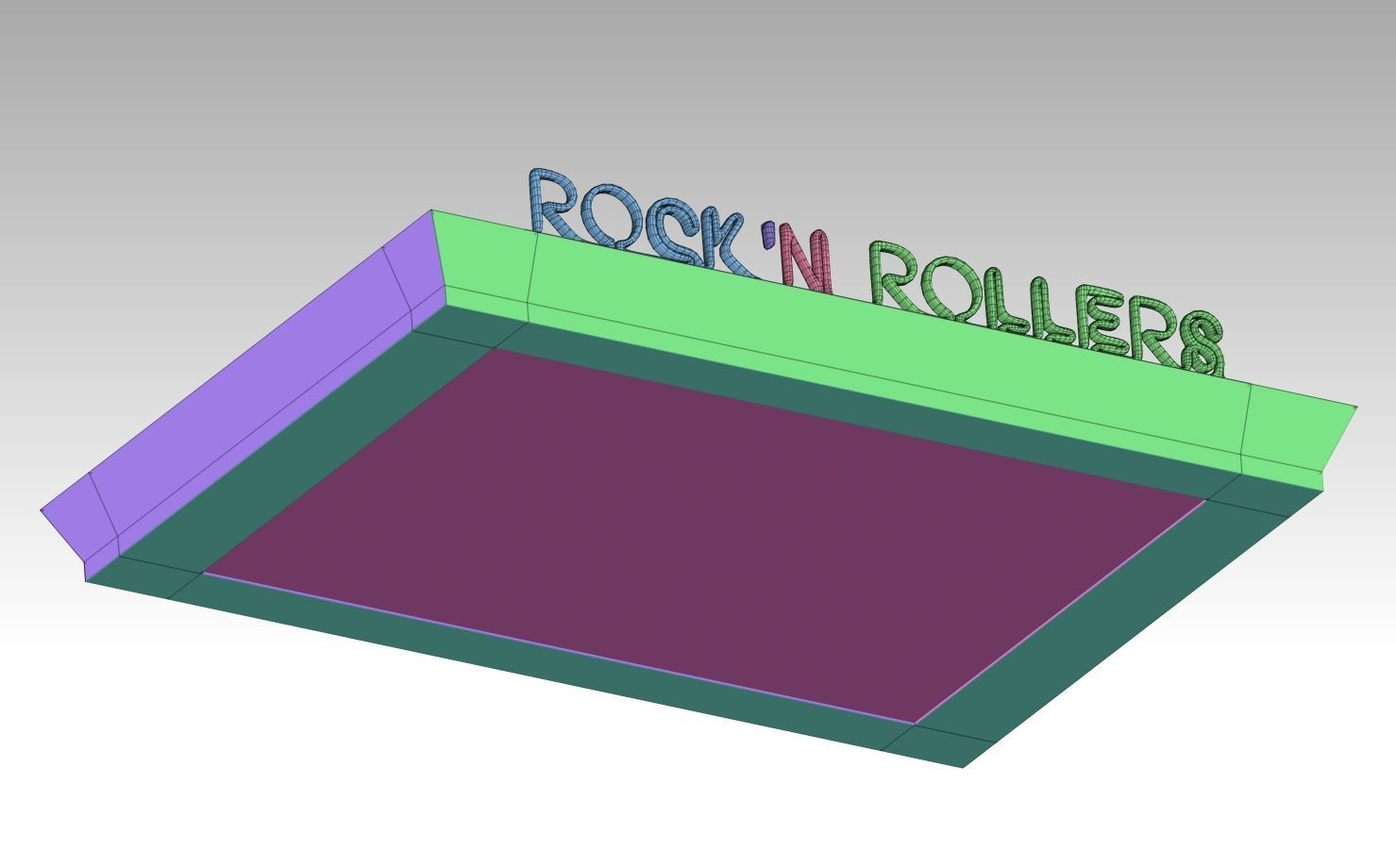 Rockn Rollers Autoscooter 3D model animated rigged | CGTrader
