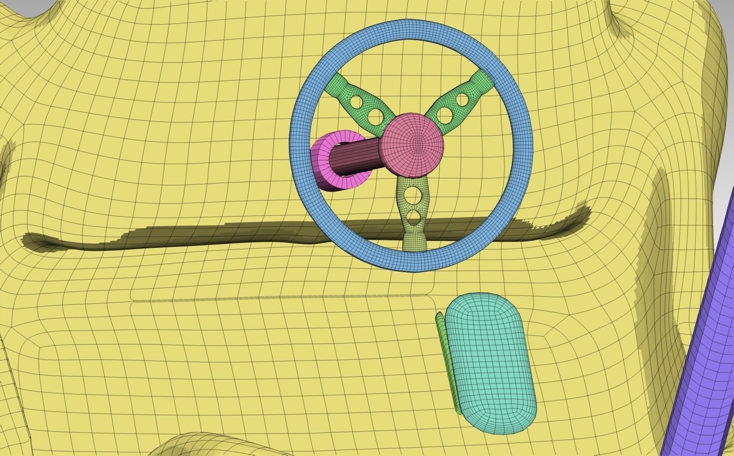 Rockn Rollers Autoscooter 3D model animated rigged | CGTrader