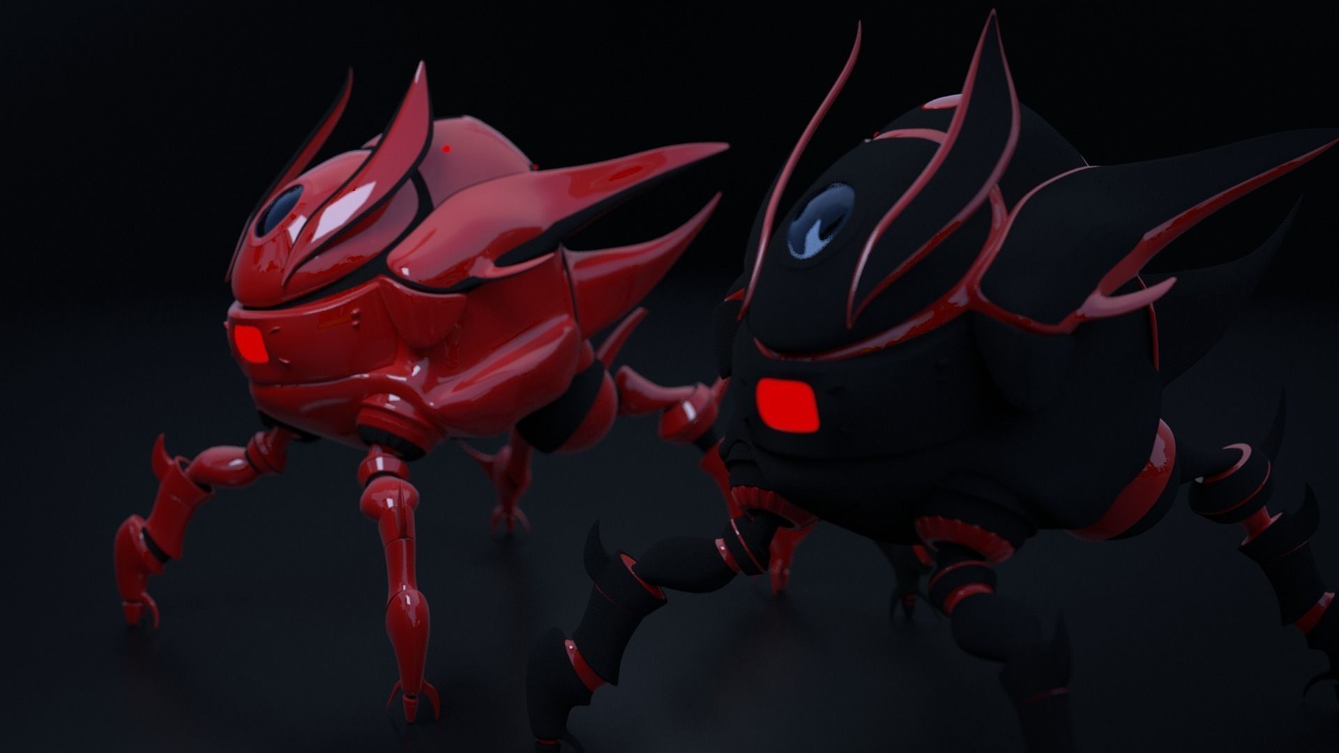 Robot Explorers 3D model | CGTrader