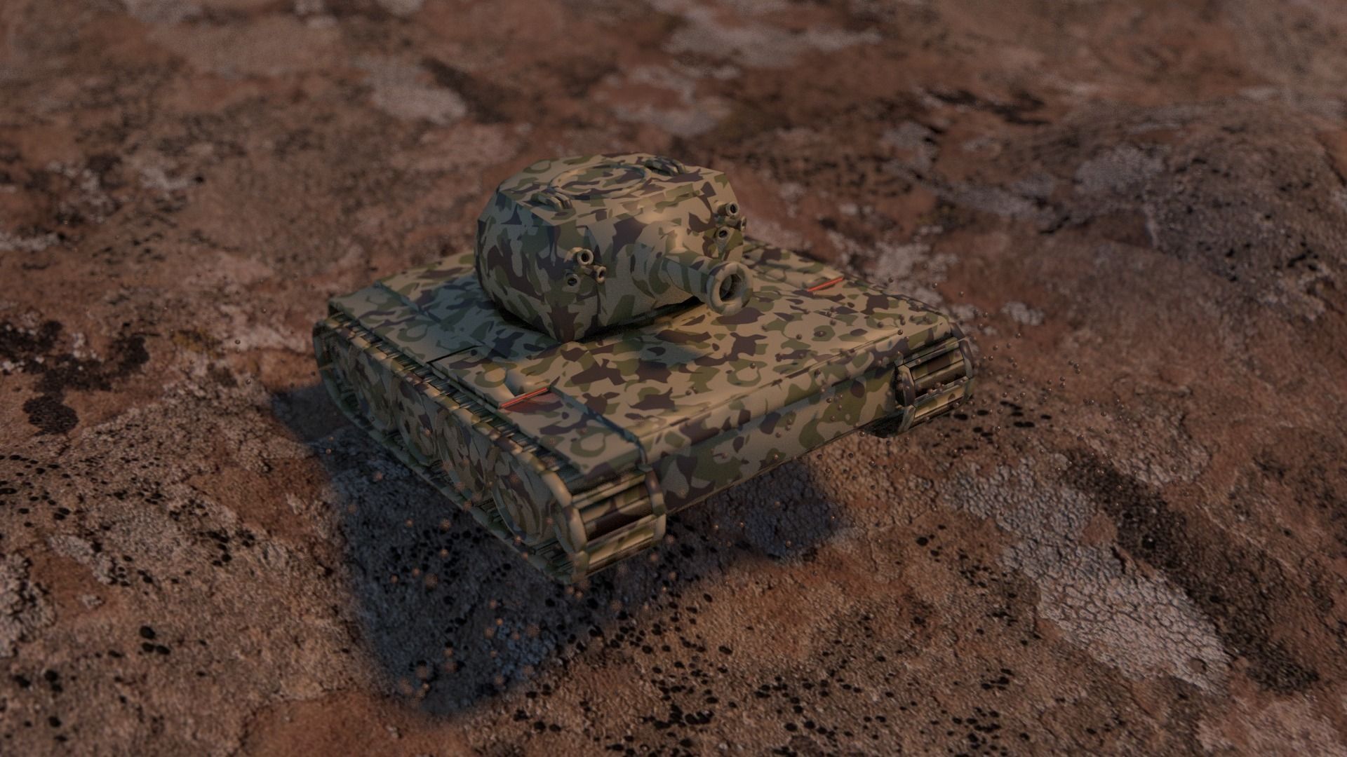 3D model Toy Tank VR / AR / low-poly | CGTrader